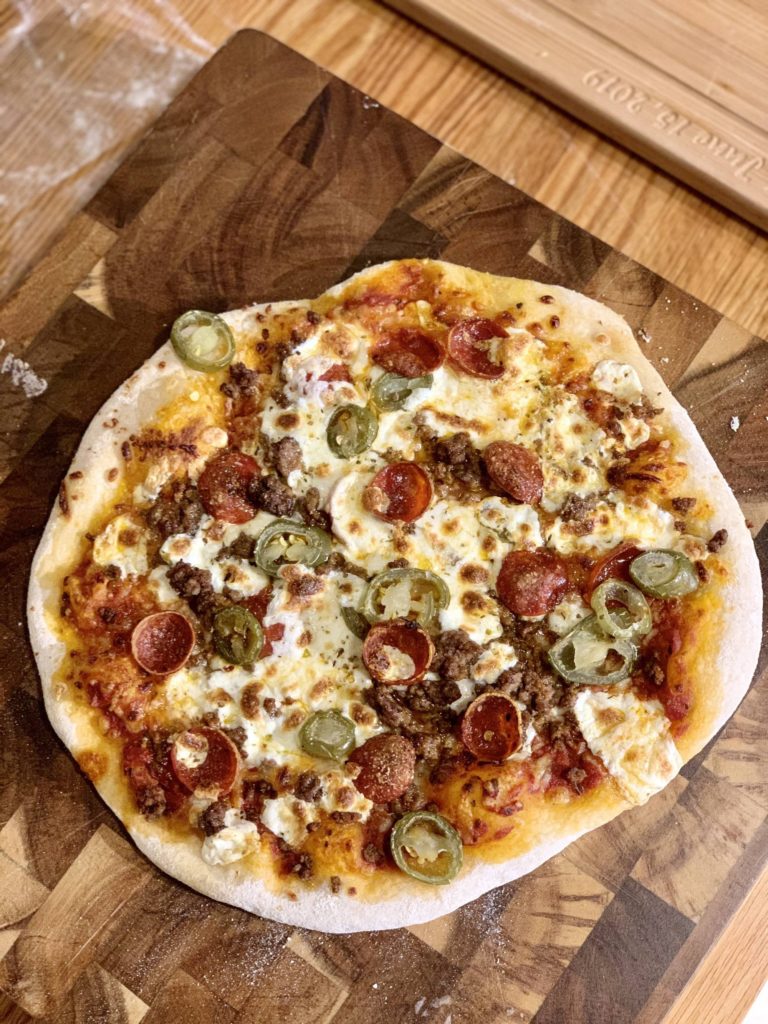 Are noobs and pizza welcomed? Beef, pepperoni, jalapeño on overnight ...