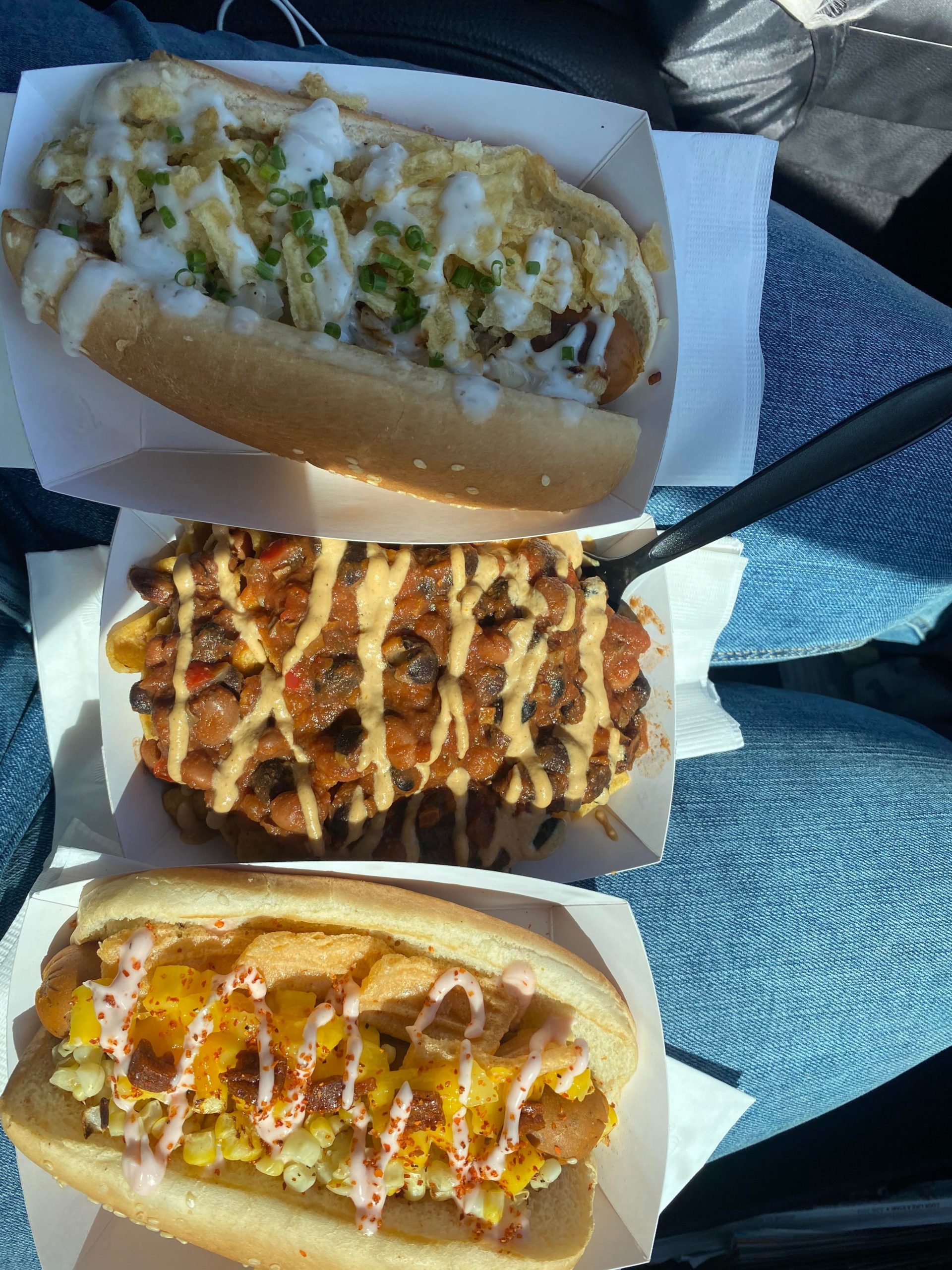 Phyto’s Vegan hot dog cart in Las Vegas. - Dining and Cooking