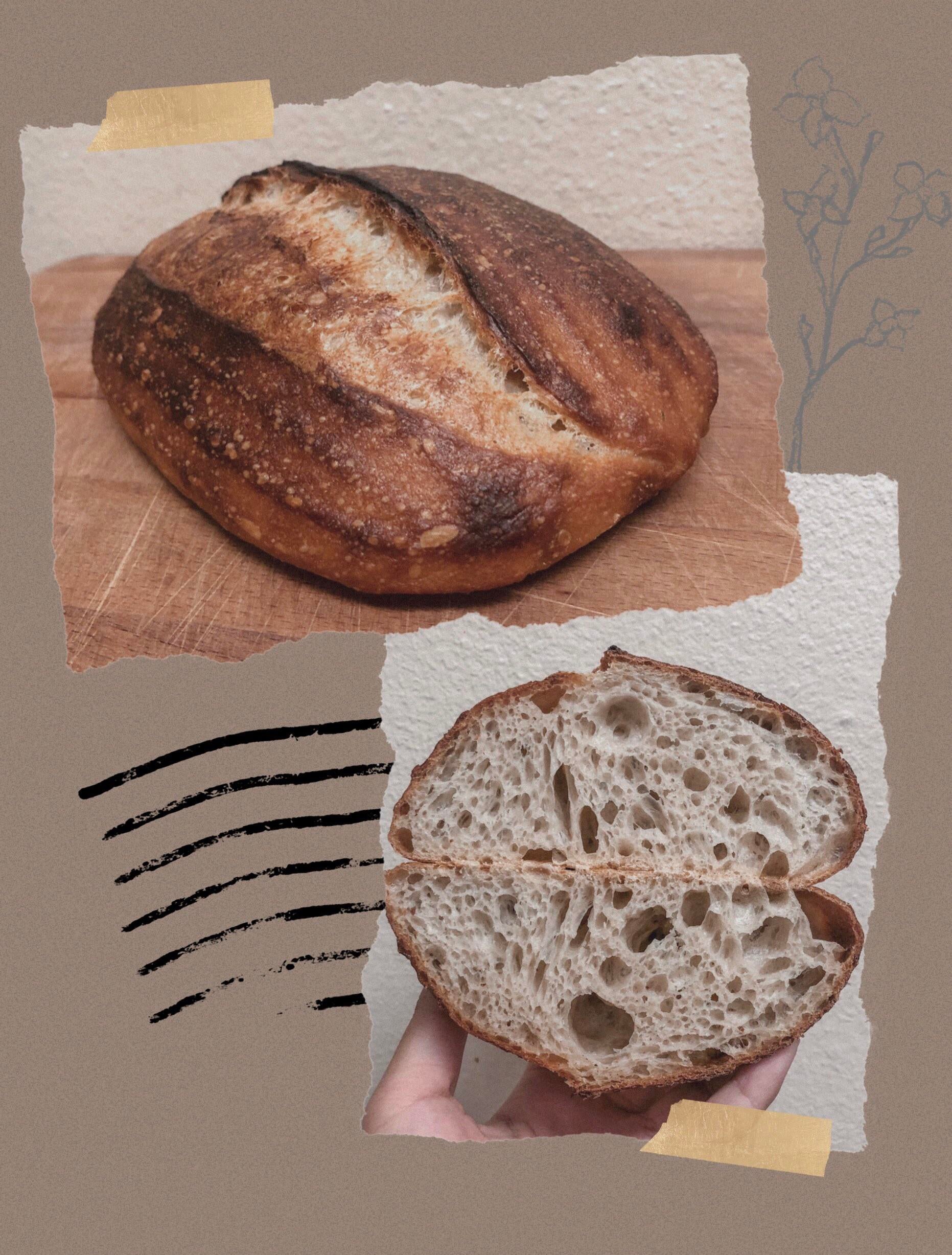 mini 20% whole wheat batard at 80% hydration - Dining and Cooking
