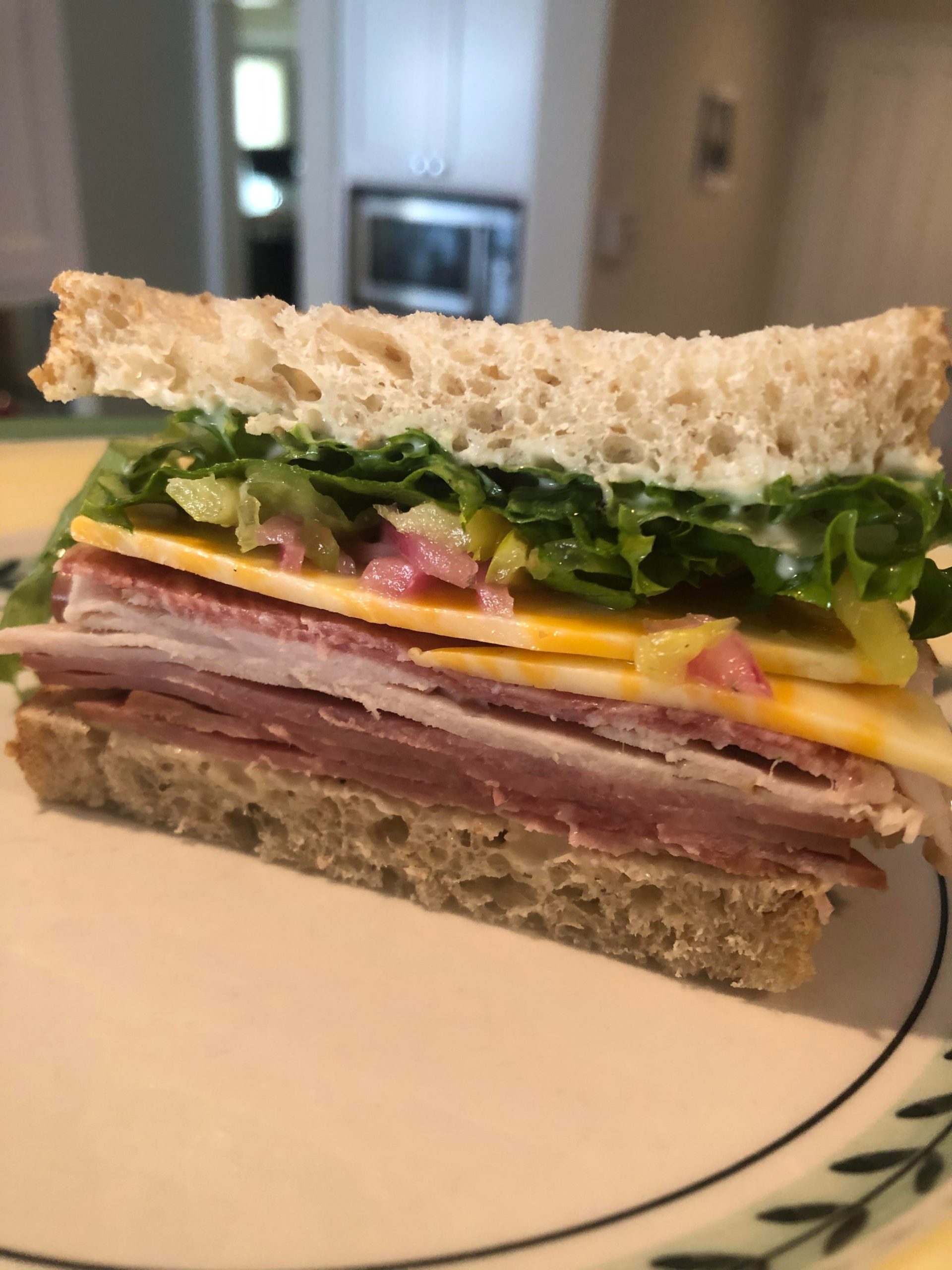 Ham, Turkey, Salami, Colby-Jack, Pickled Onions, Banana Peppers ...
