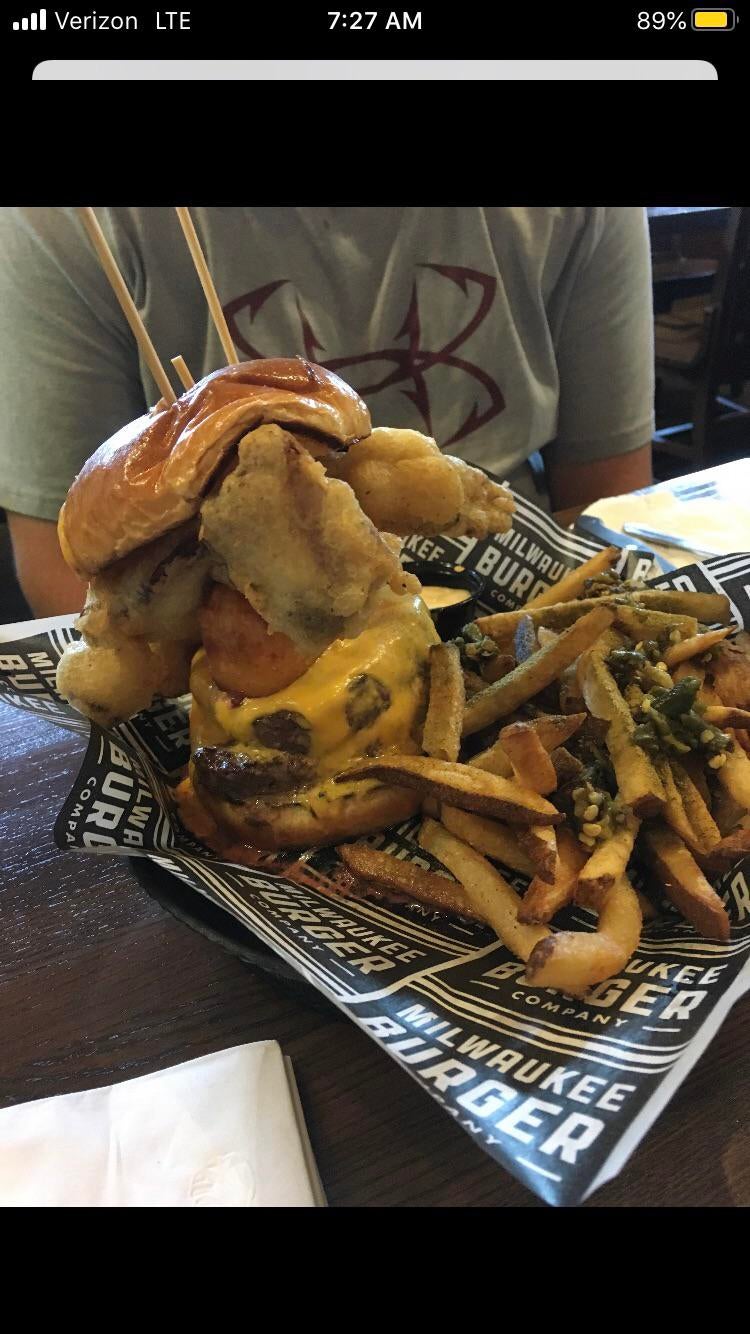 “The Defibrillator” from Milwaukee Burger Co. - Dining and Cooking