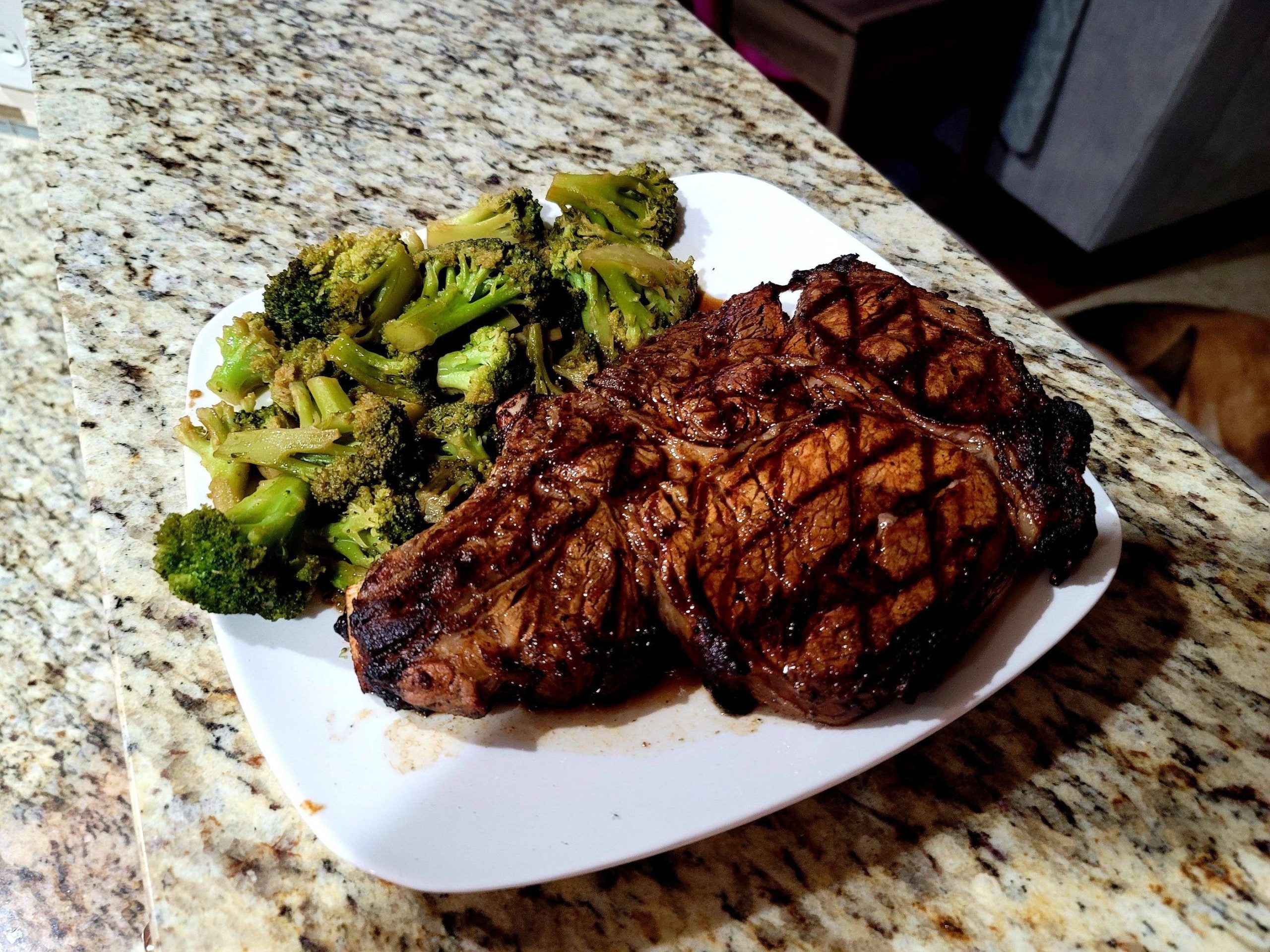 Got a grill finally and decided to do my first steak after watching a ...