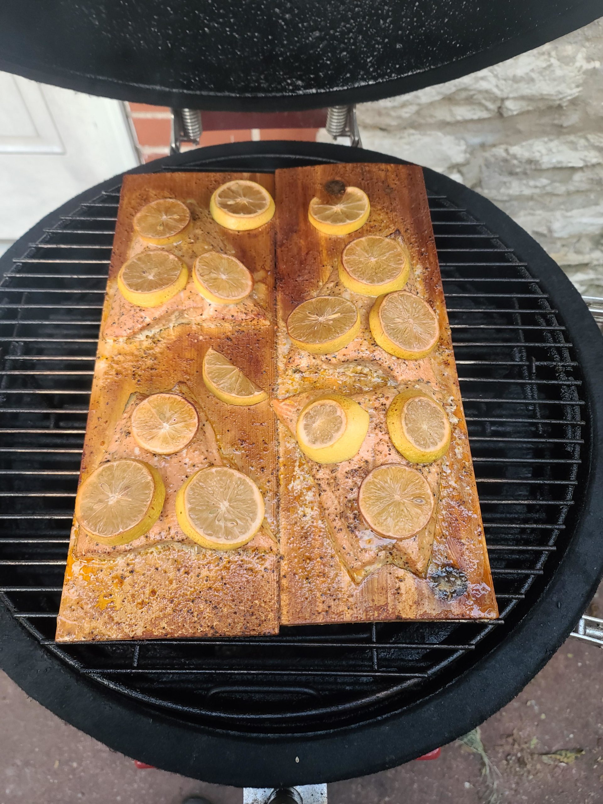 Cedar plank smoked salmon! - Dining and Cooking