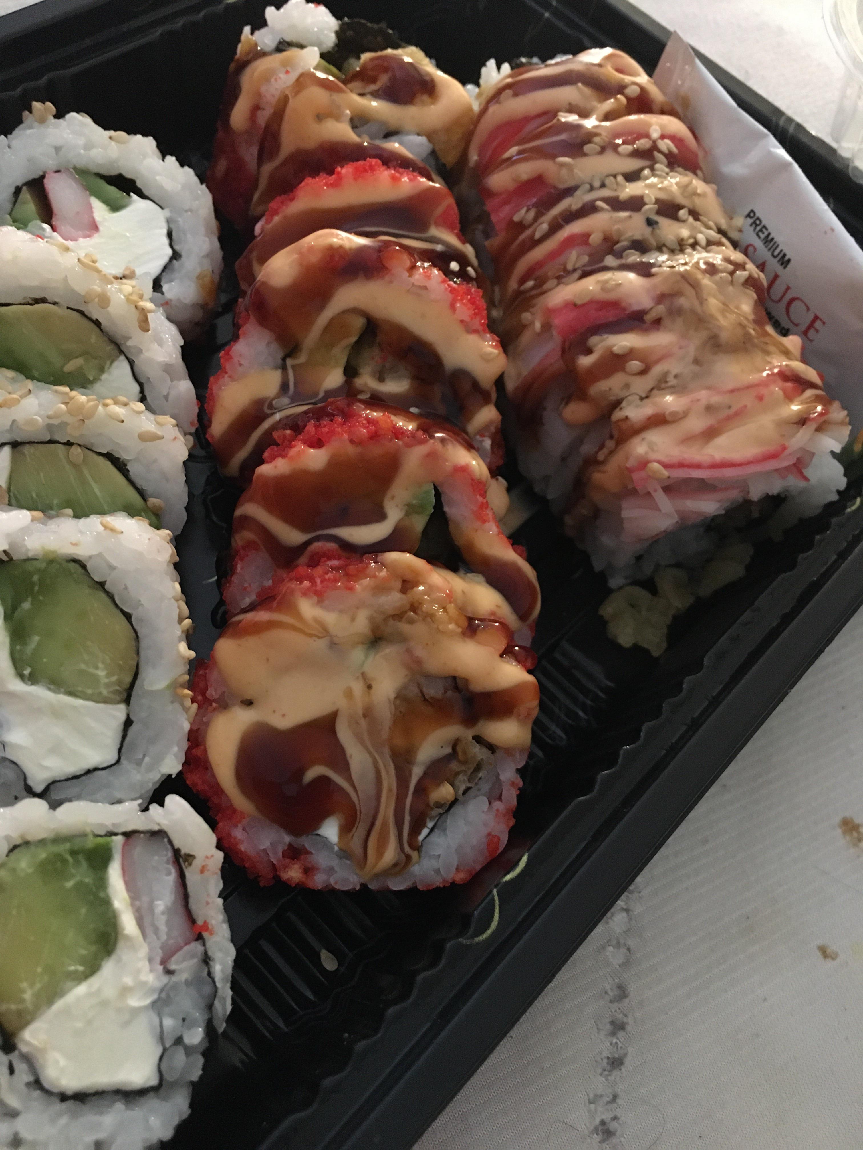 Some sushi I bought at the store - Dining and Cooking