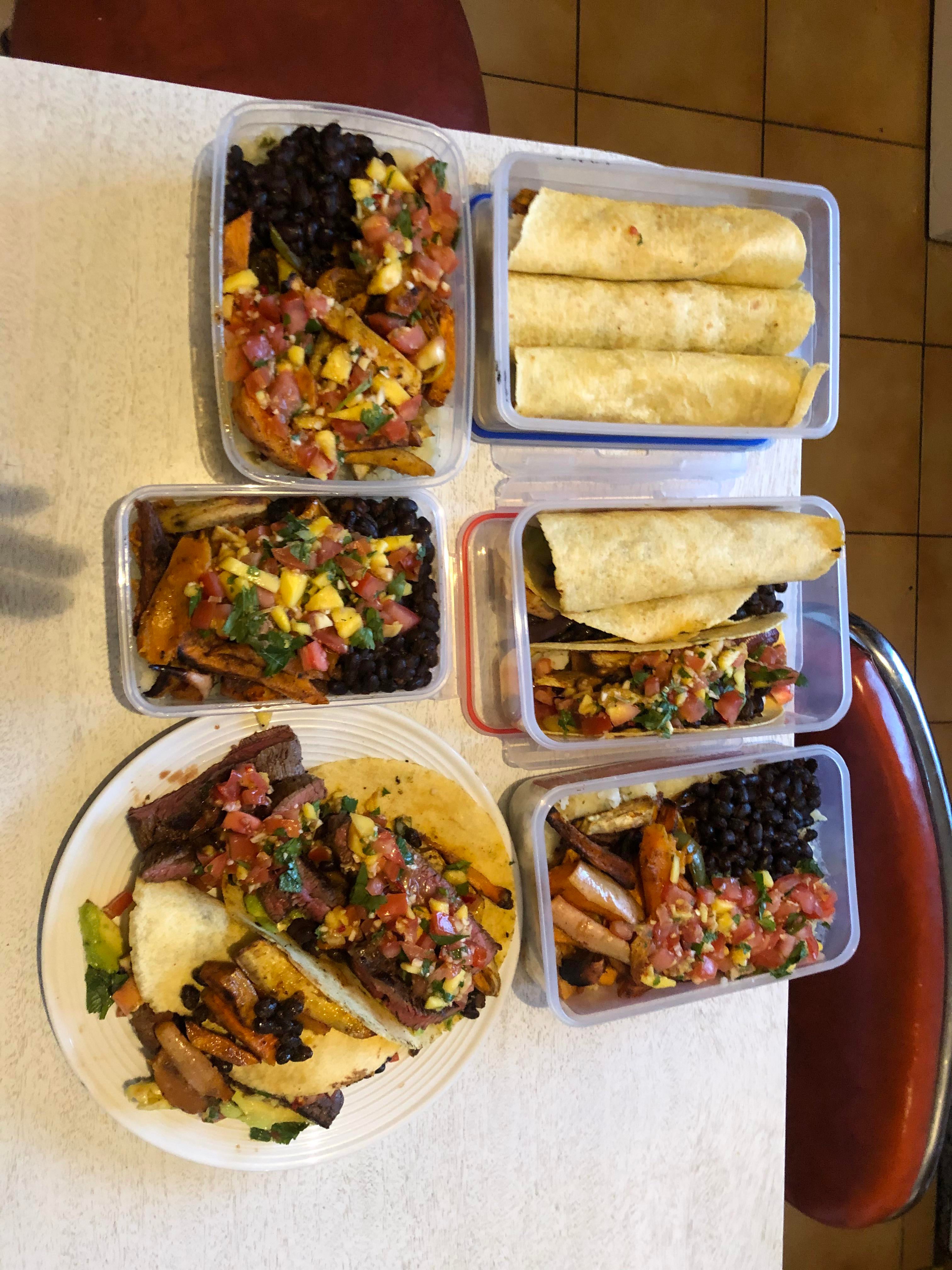 First time: Burritos and Caribbean inspired rice bowl - Dining and Cooking