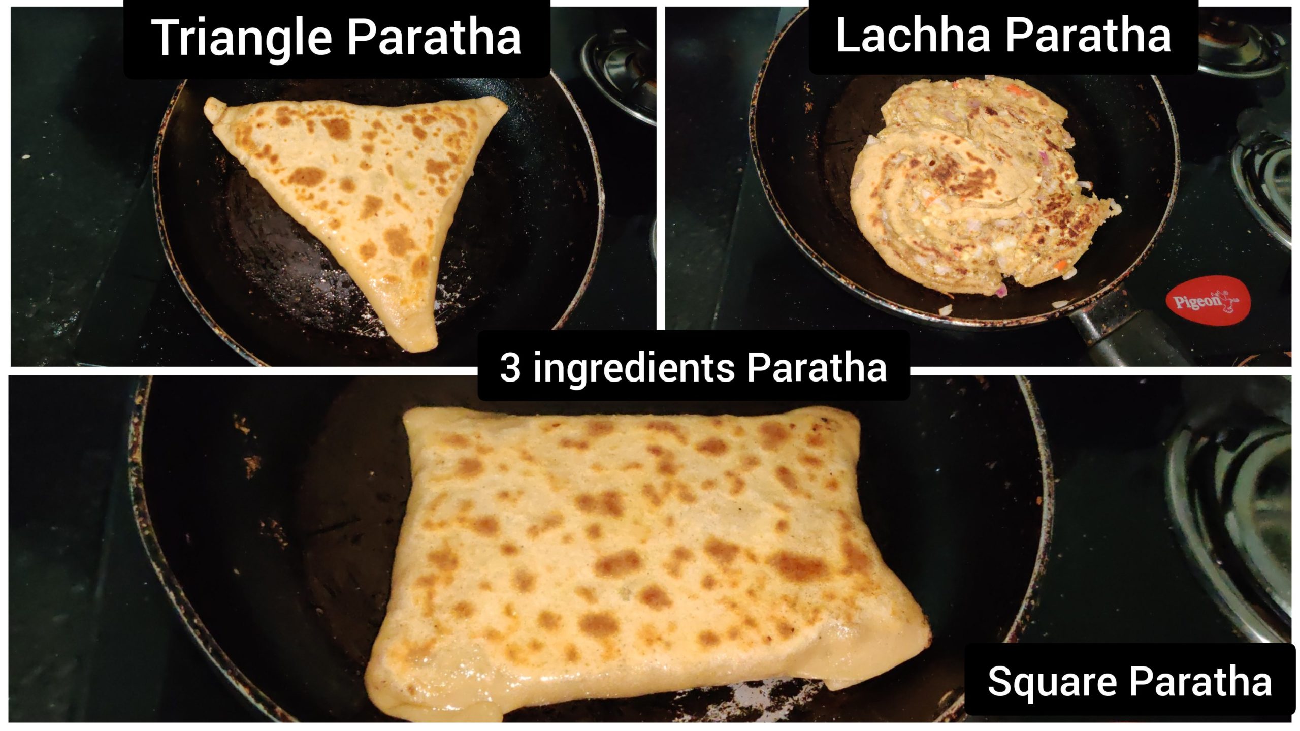 [Indian cuisine] - Paneer Paratha and Lachha Paratha - Dining and Cooking