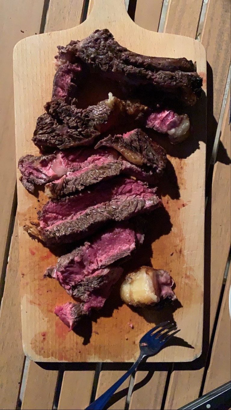 Reverse-seared from frozen prime ribeye cap - Dining and Cooking