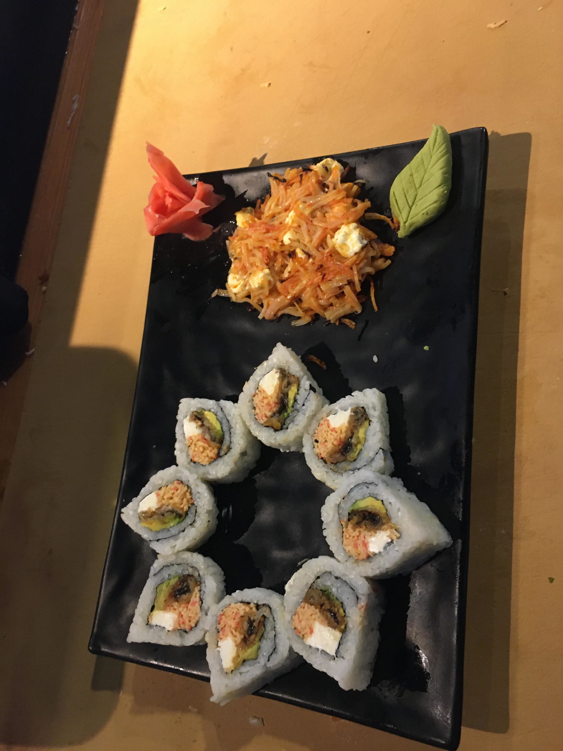 Dubbed the Lotus Roll, with a spicy TNT sauce a coworker just invented ...
