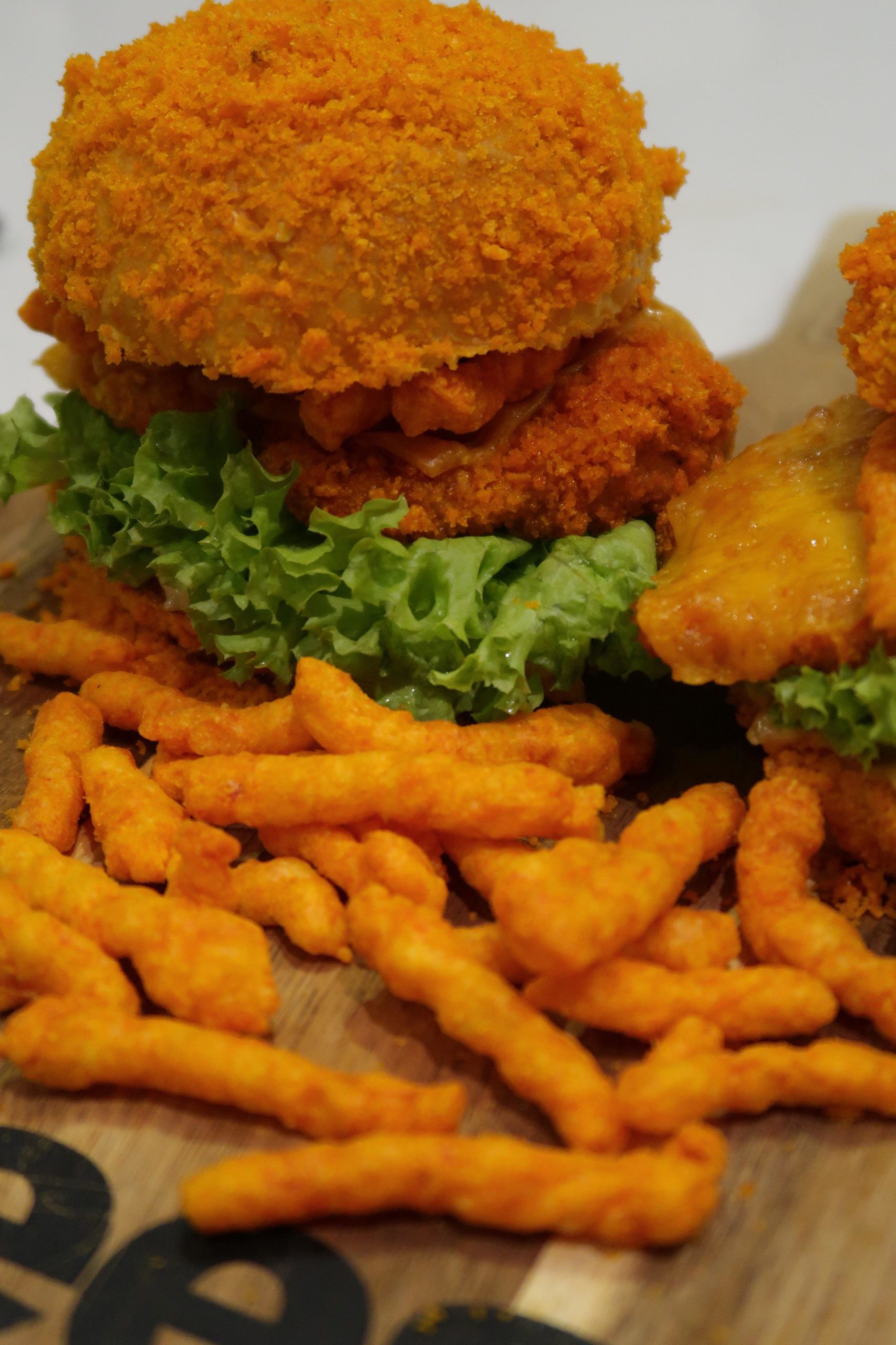Cheetos Chicken Burgers - Dining and Cooking
