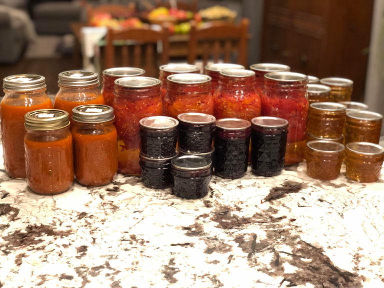 Made a shelving unit for my friend's canning obsession - Dining and Cooking