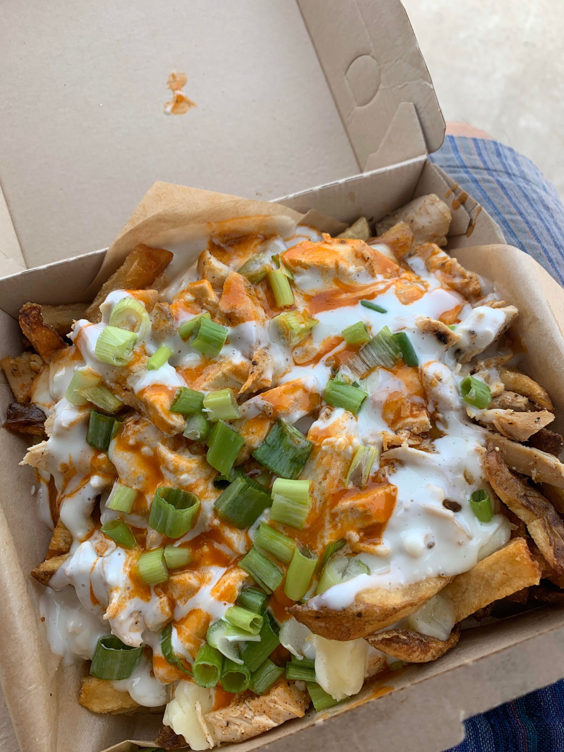Buffalo Chicken Poutine - Dining and Cooking