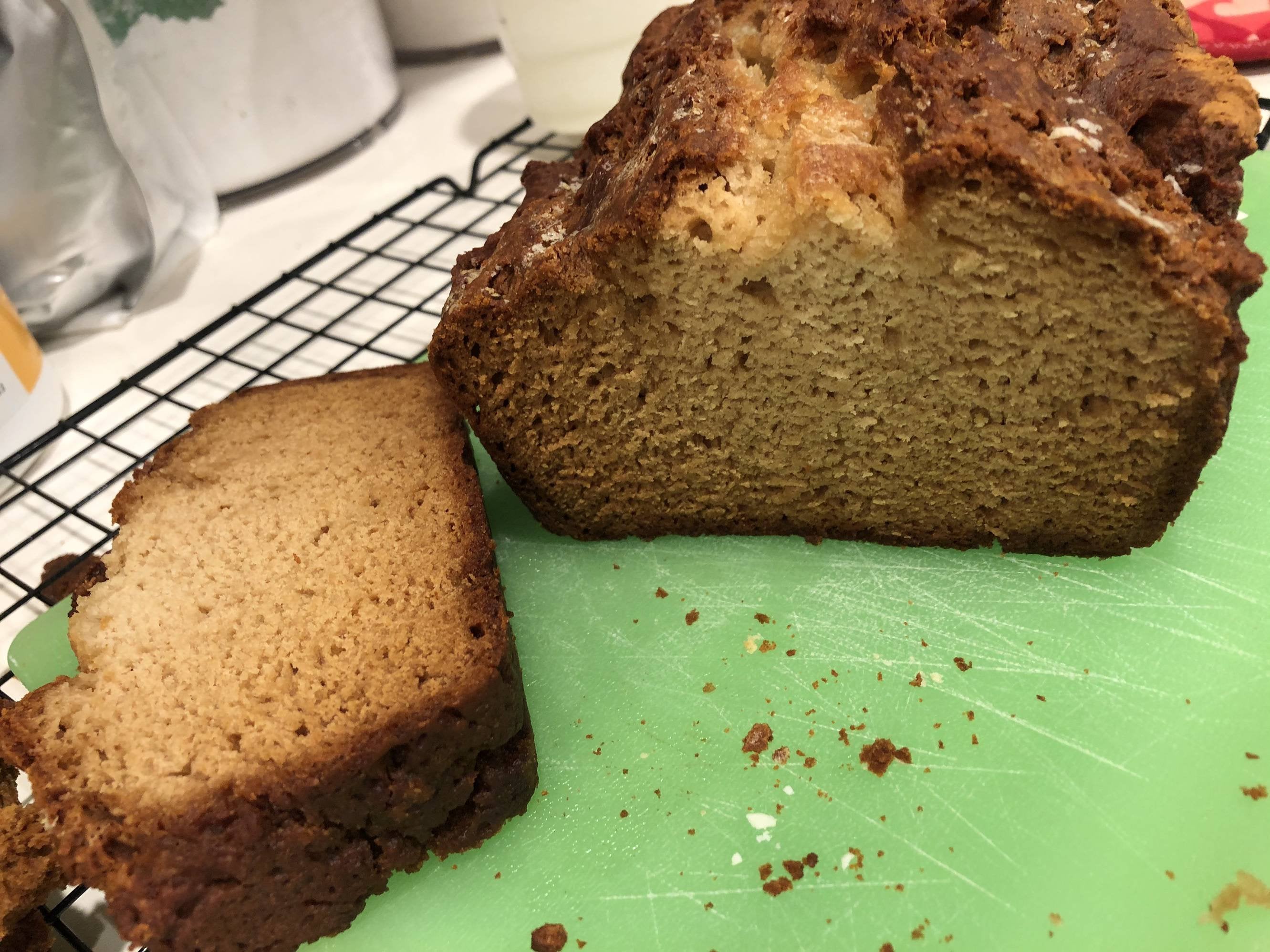 Gluten free root beer bread. It was my first try and it was amazing ...