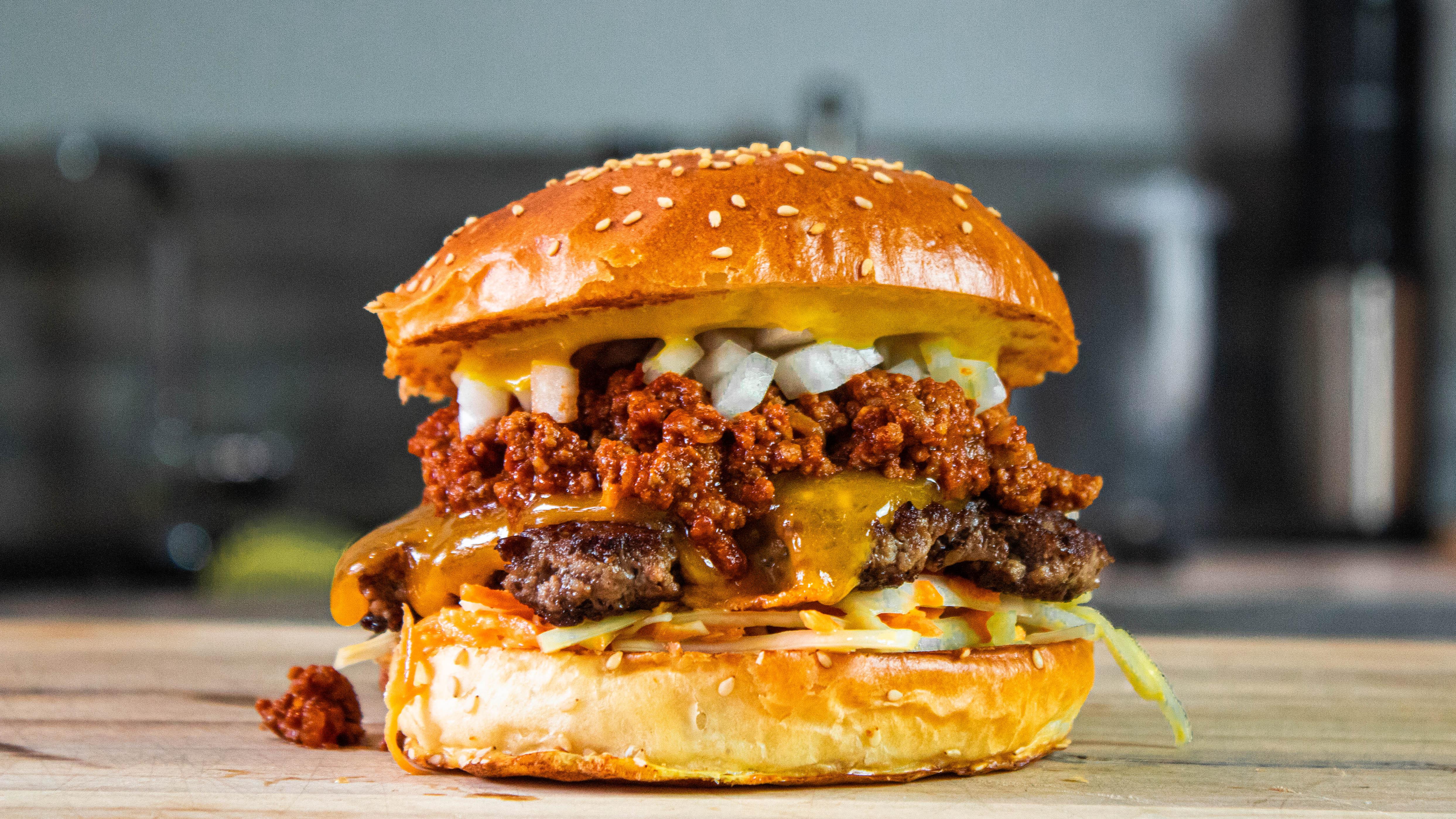 I Think This Is A Great Sandwich. Made This Burger With Some Cole Slaw ...