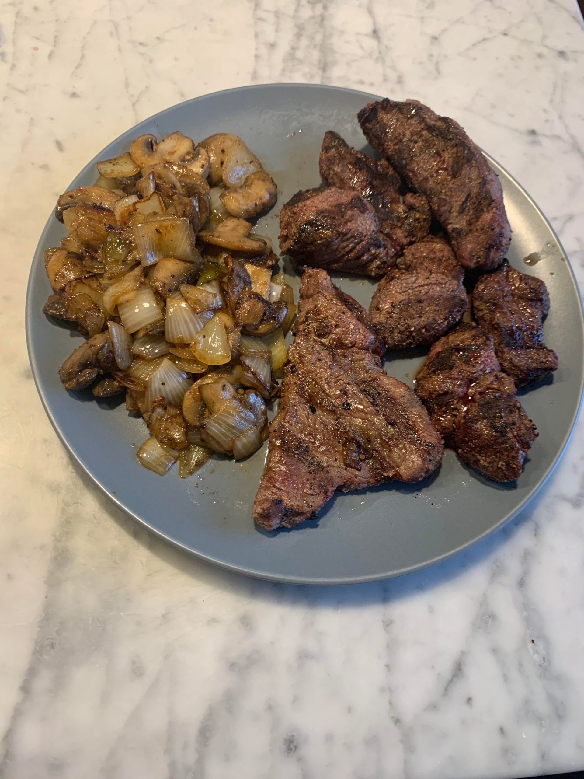 Father in law shot a moose so tonight, I’m feasting on moose steak ...