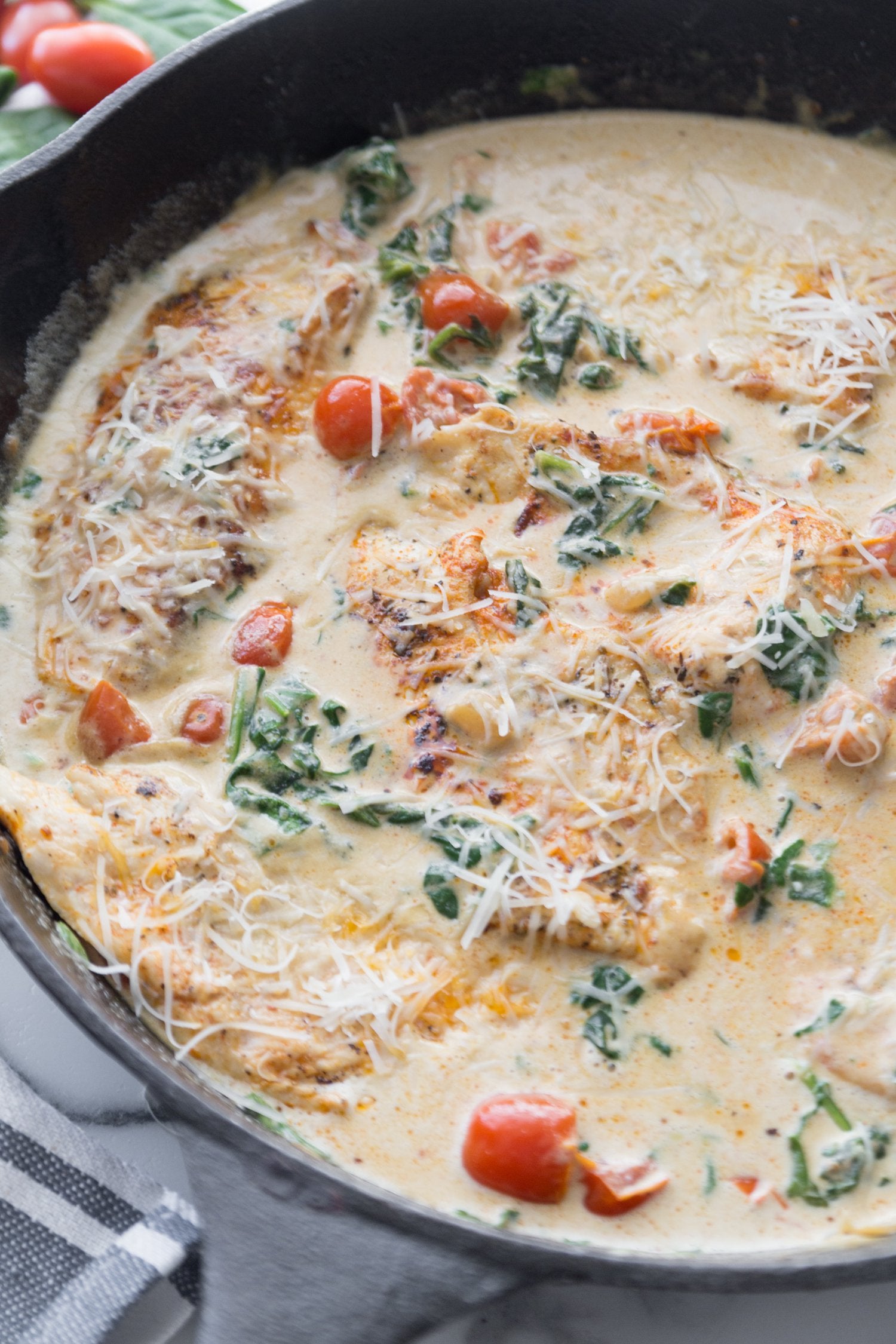 Creamy Tuscan Garlic Chicken Recipe - Dining and Cooking