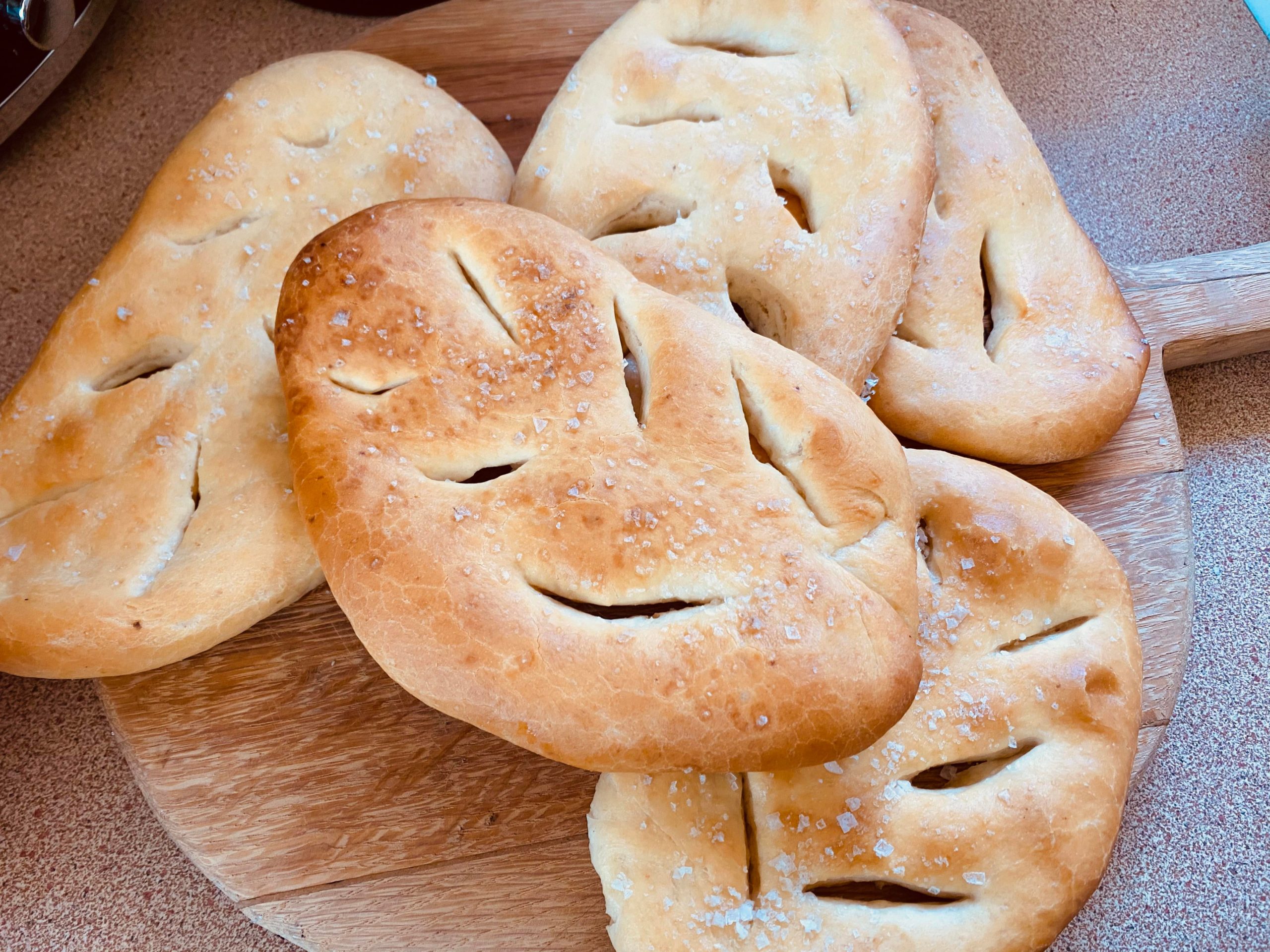 Provençal Fougasse - first time making it and it was bloody delicious ...