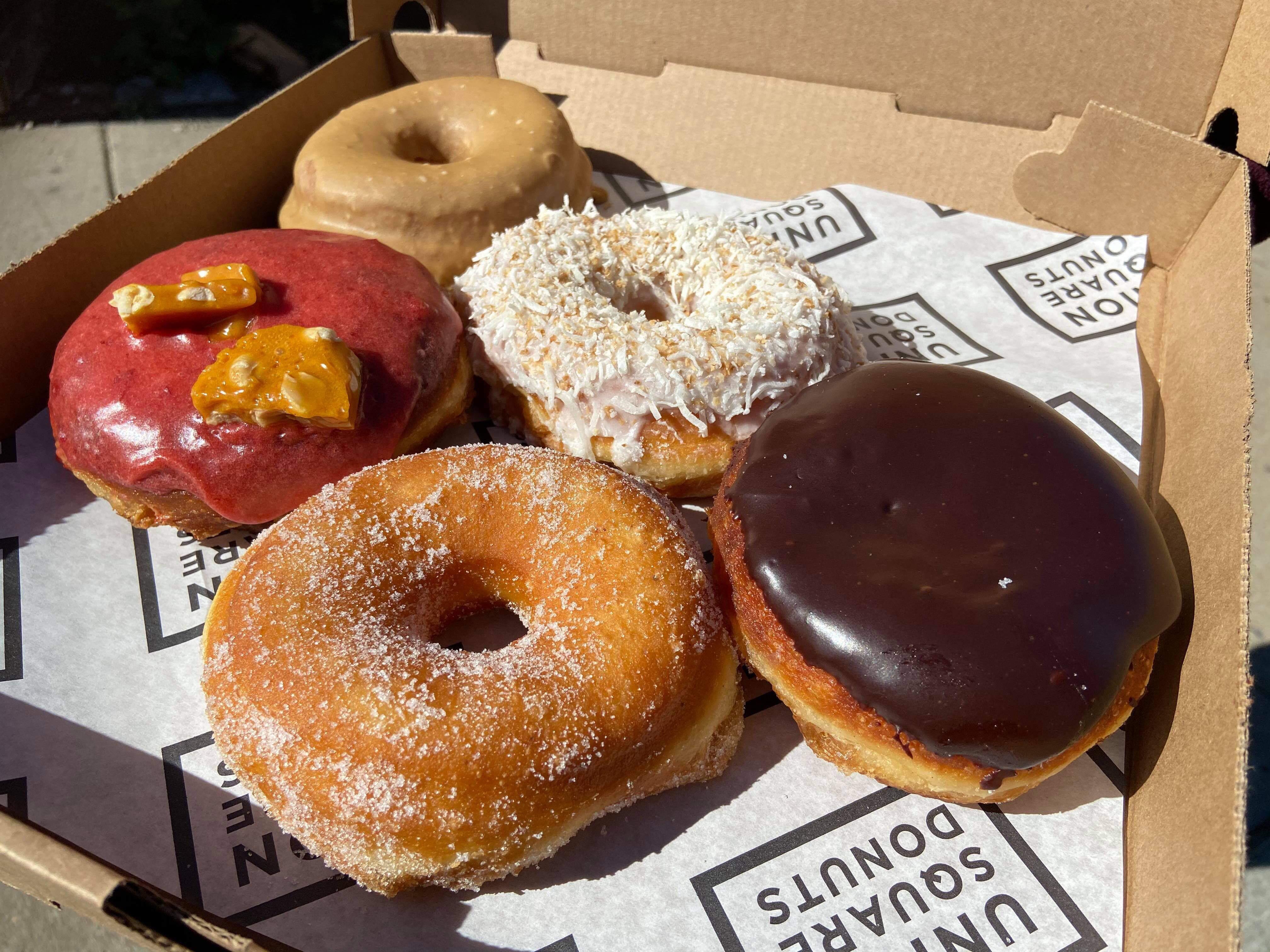 Donuts glistening in the Boston morning sun - Dining and Cooking