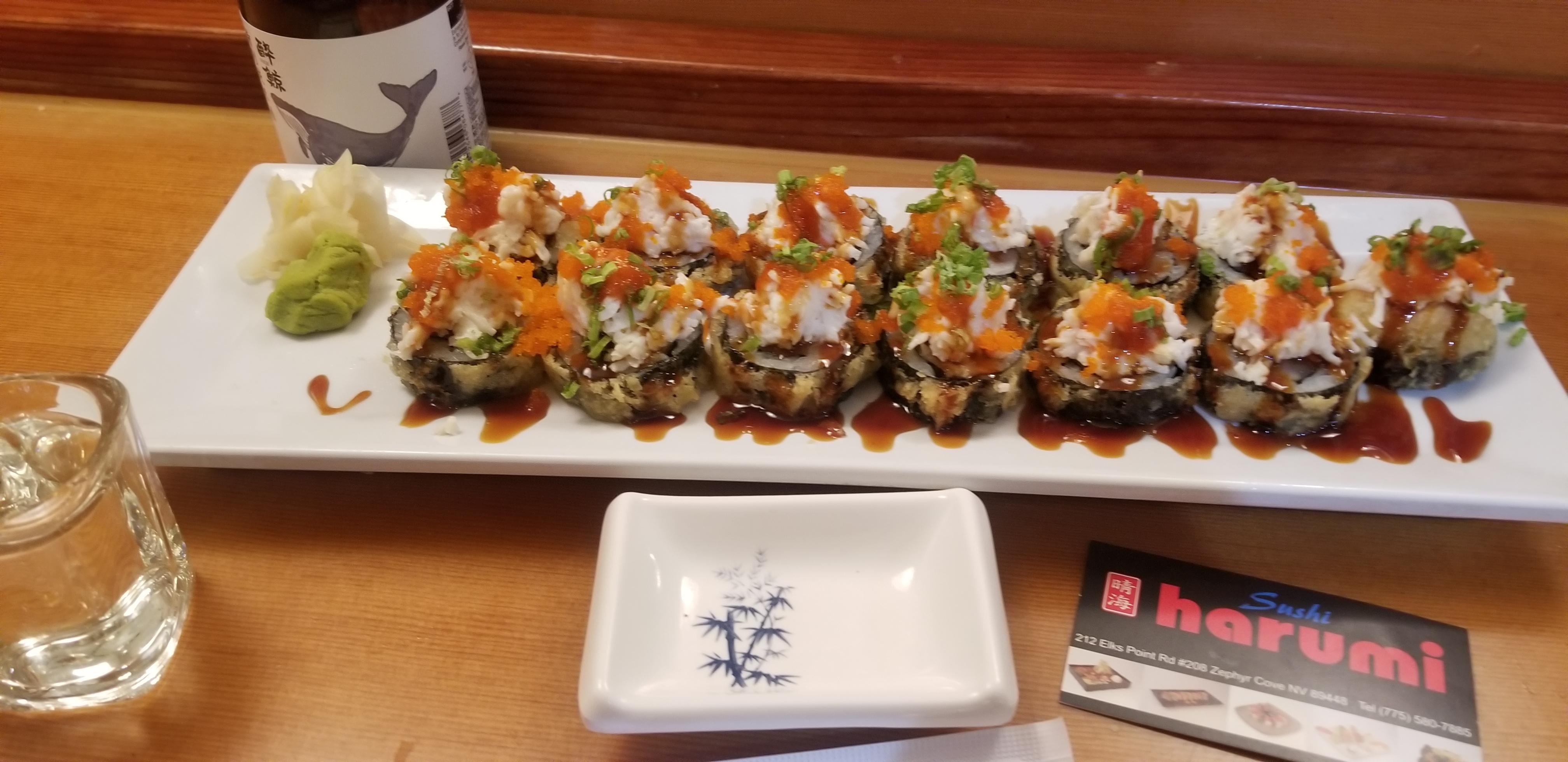 ISH GOJIRA!! The all time classic godzilla roll. A deep fried hamachi ...