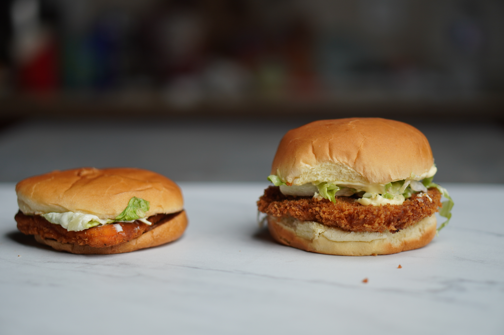 Making McDonald's McChicken Sandwich at Home and then Comparing it to ...
