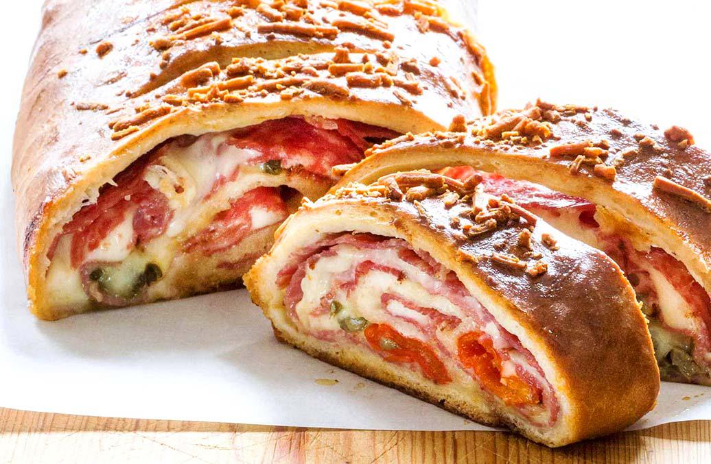 First attempt to make this Italian Stromboli so what do you think ...