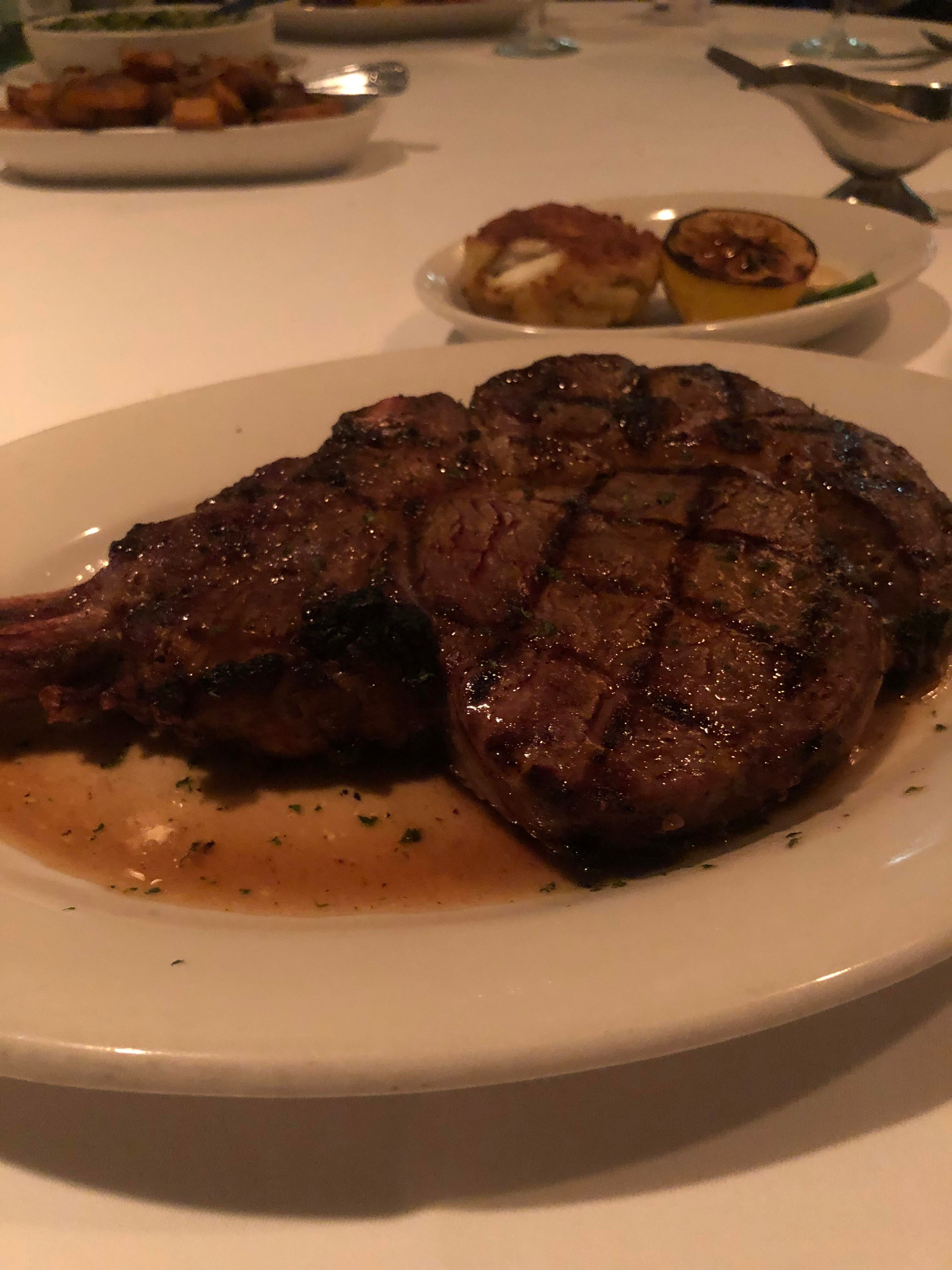 22oz Prime Bone in Rib-eye - Dining and Cooking