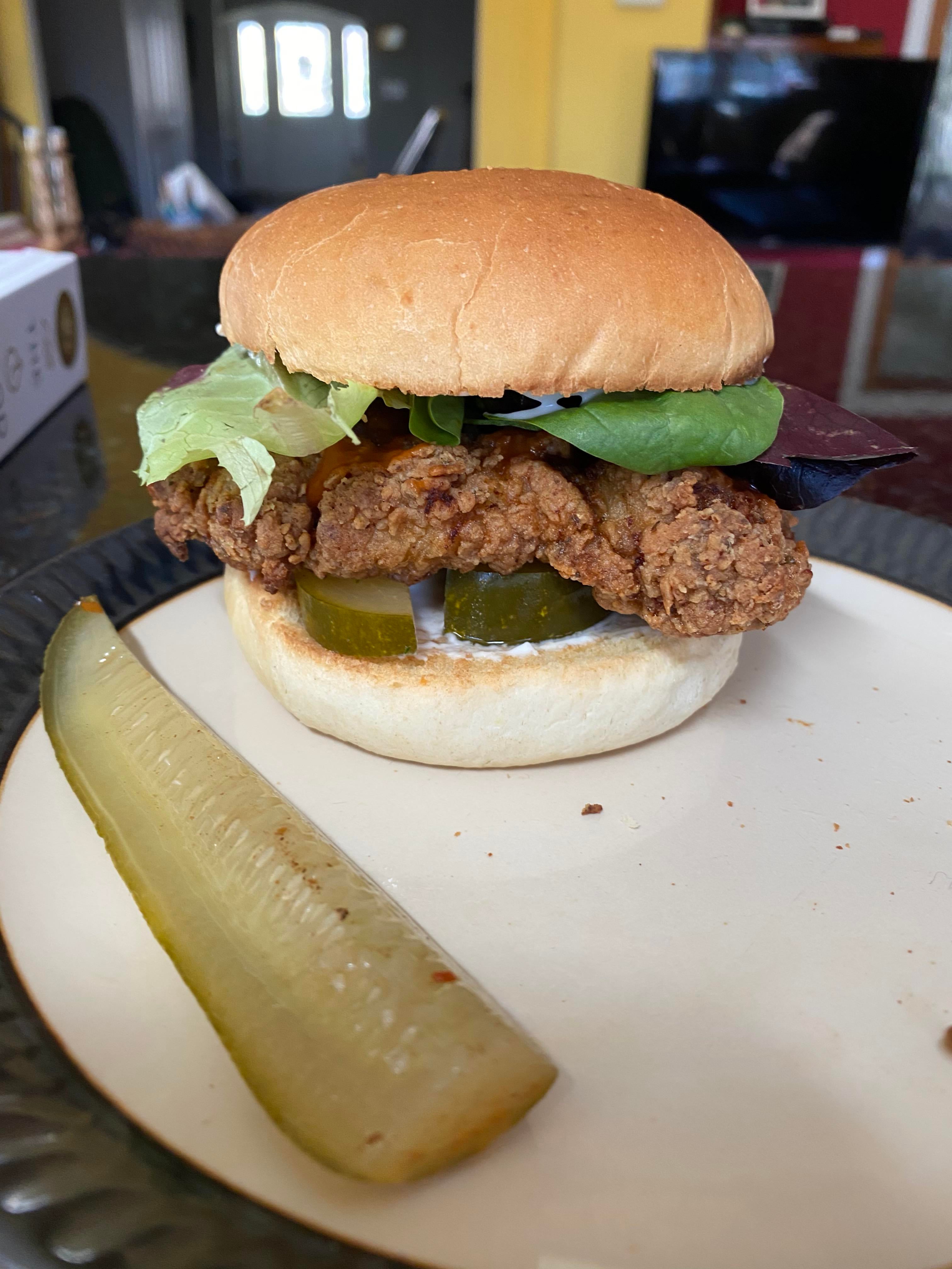 Just a classic homemade fried chicken sando - Dining and Cooking