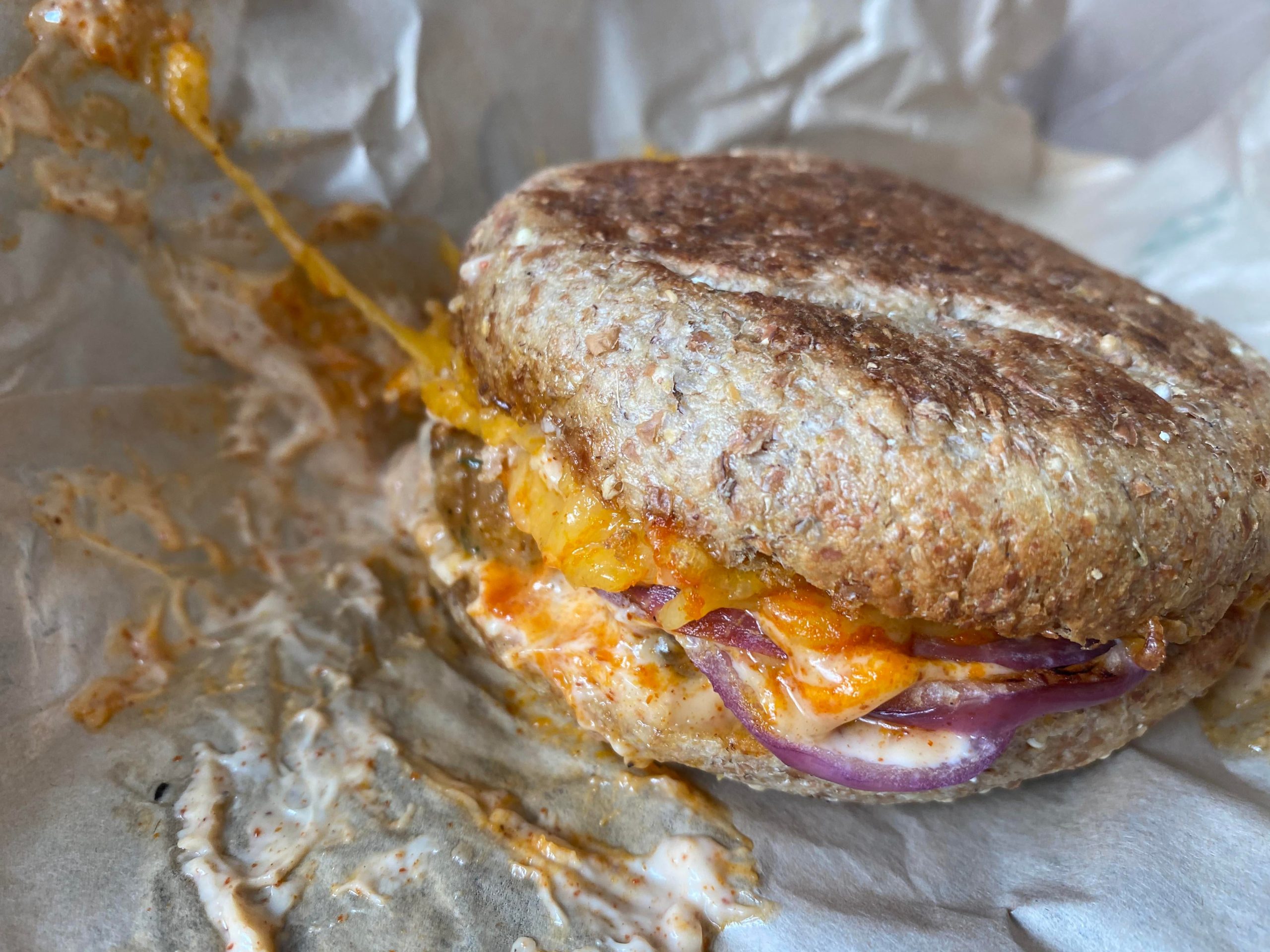 Living in LA has its perks. The Sir Nasty sausage breakfast sandwich ...