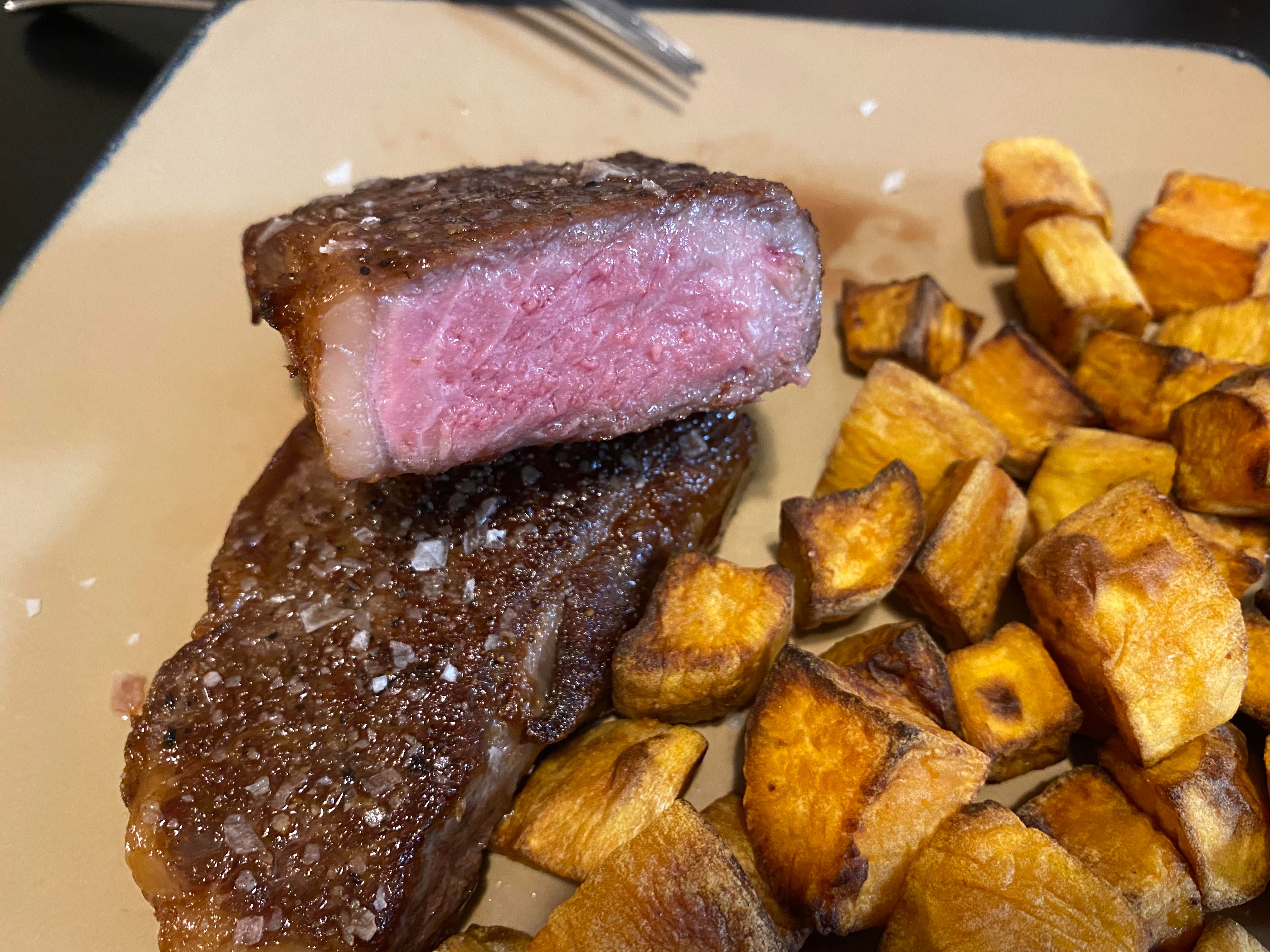 New steak technique—hear me out! SV 90 minutes at 129, pat dry, then ...
