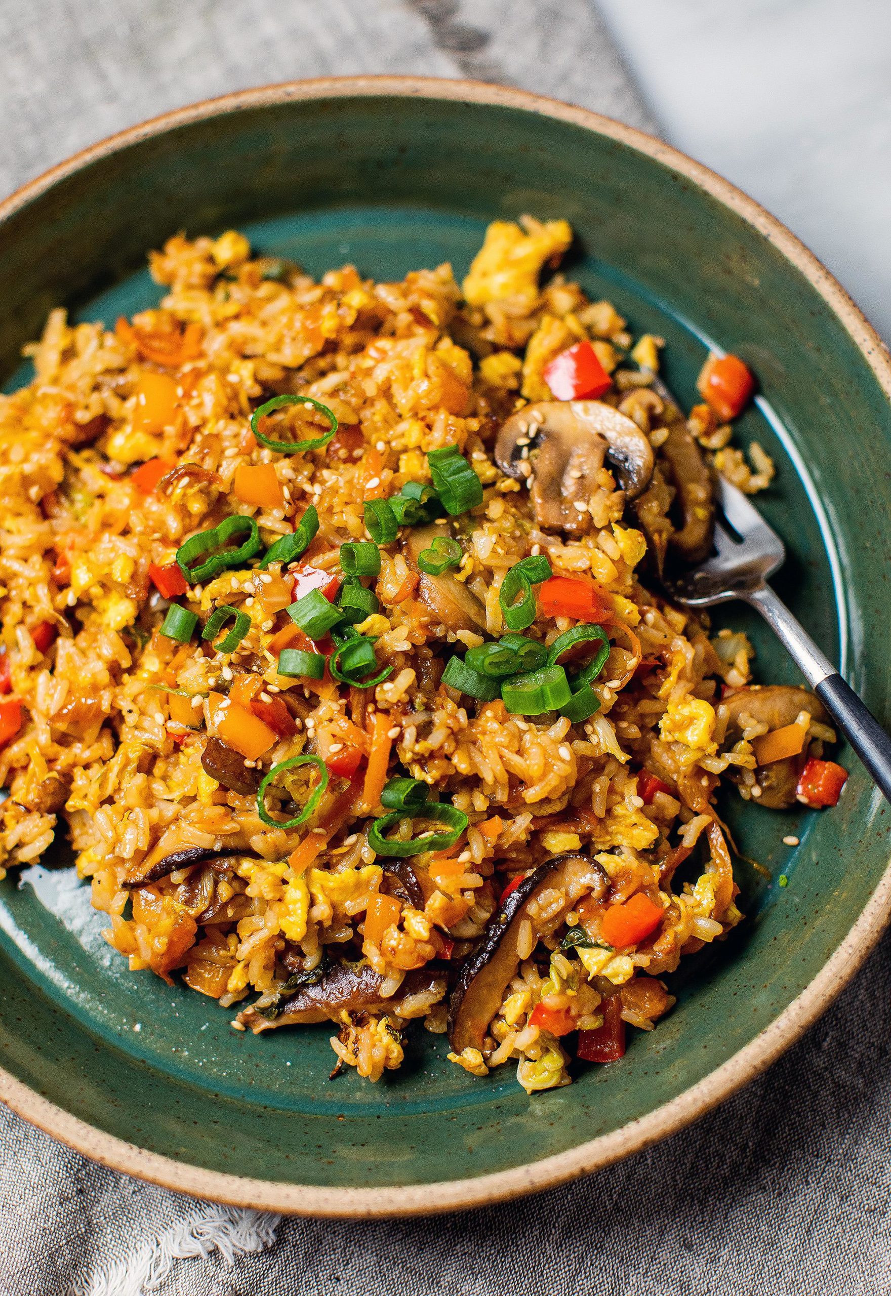 Easy Miso Fried Rice - Dining and Cooking