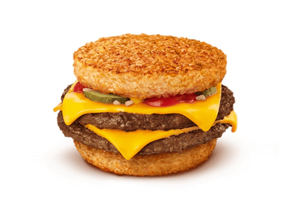 McDonalds Japan transform their classic Double Cheeseburger into a rice ...