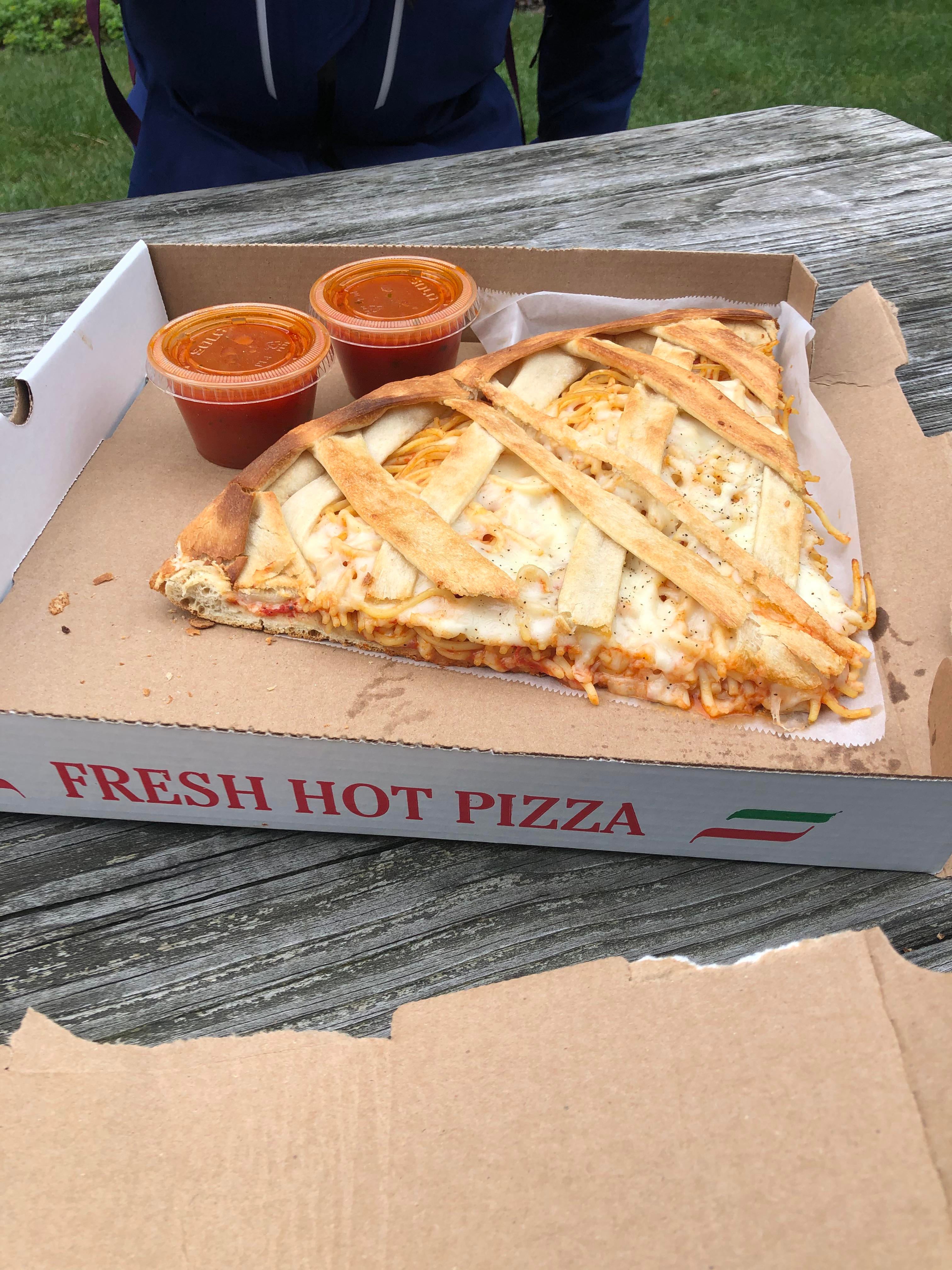 The Spaghetti Pizza from Rosa Rosa in Lancaster, PA - Dining and Cooking