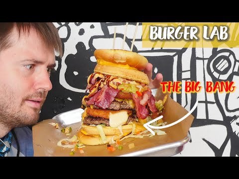 Messiest Burger I've ever seen at Matts Burger Lab in Toronto - Dining ...