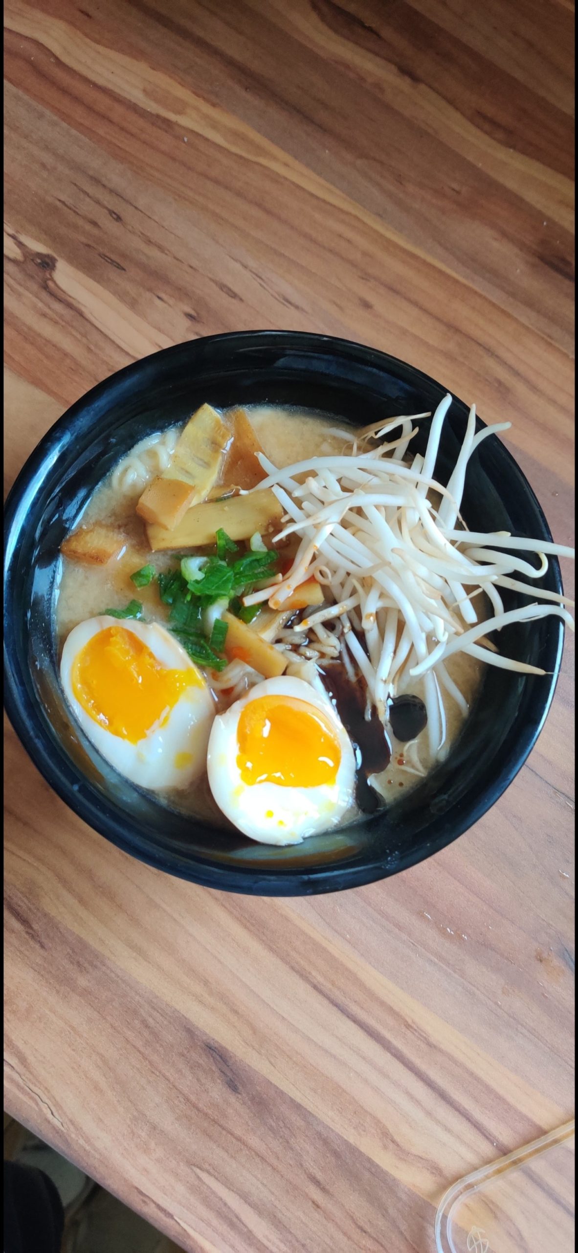 Tonkotsu black garlic ramen with ajitsuke tamago 🍜 - Dining and Cooking
