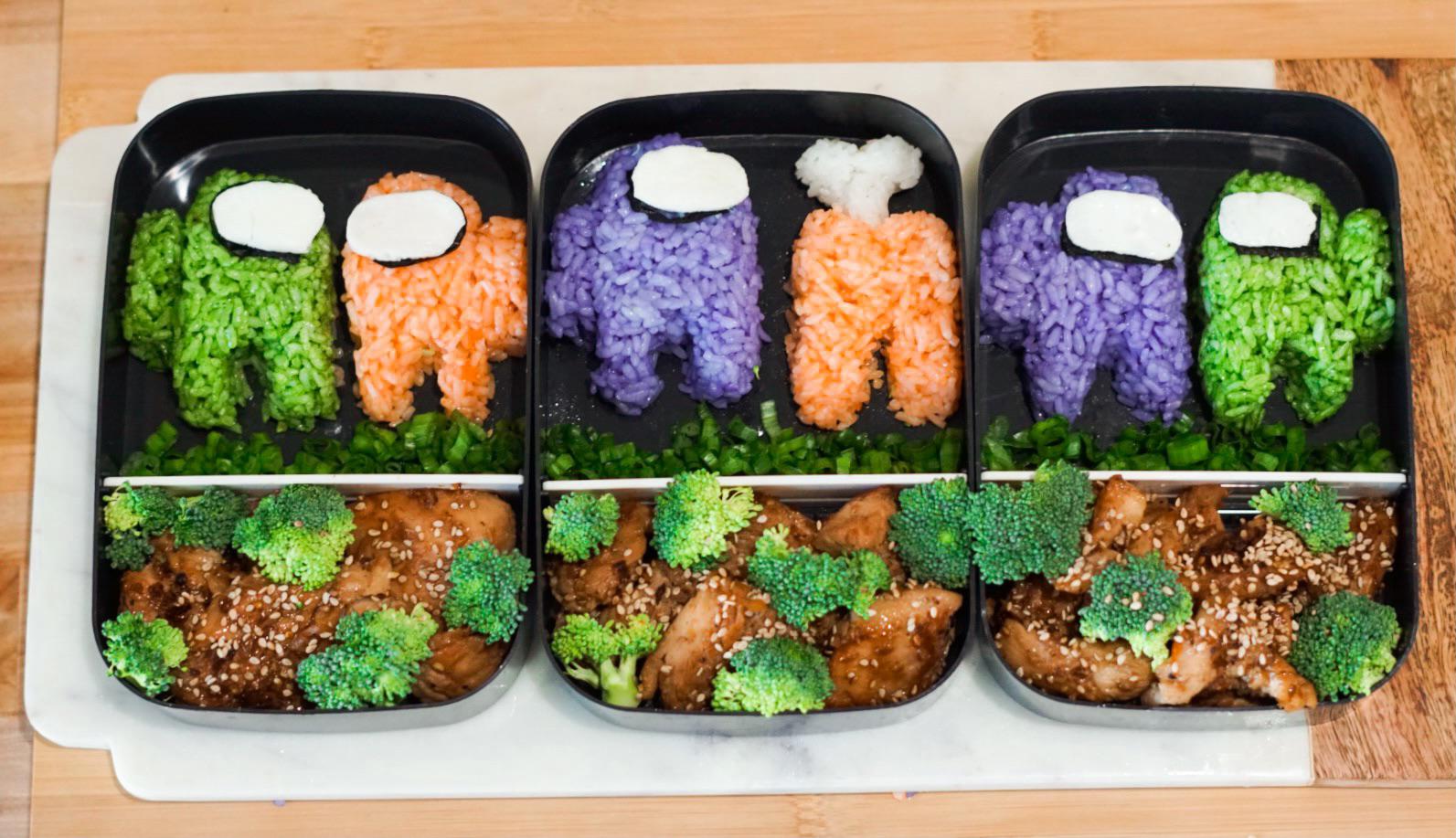 Among Us Bento Boxes For the Week - Dining and Cooking