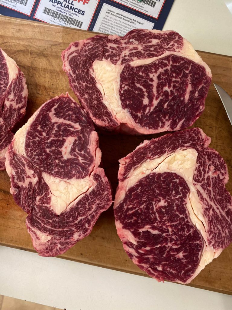 Zoom in and check out the marbling - Dining and Cooking