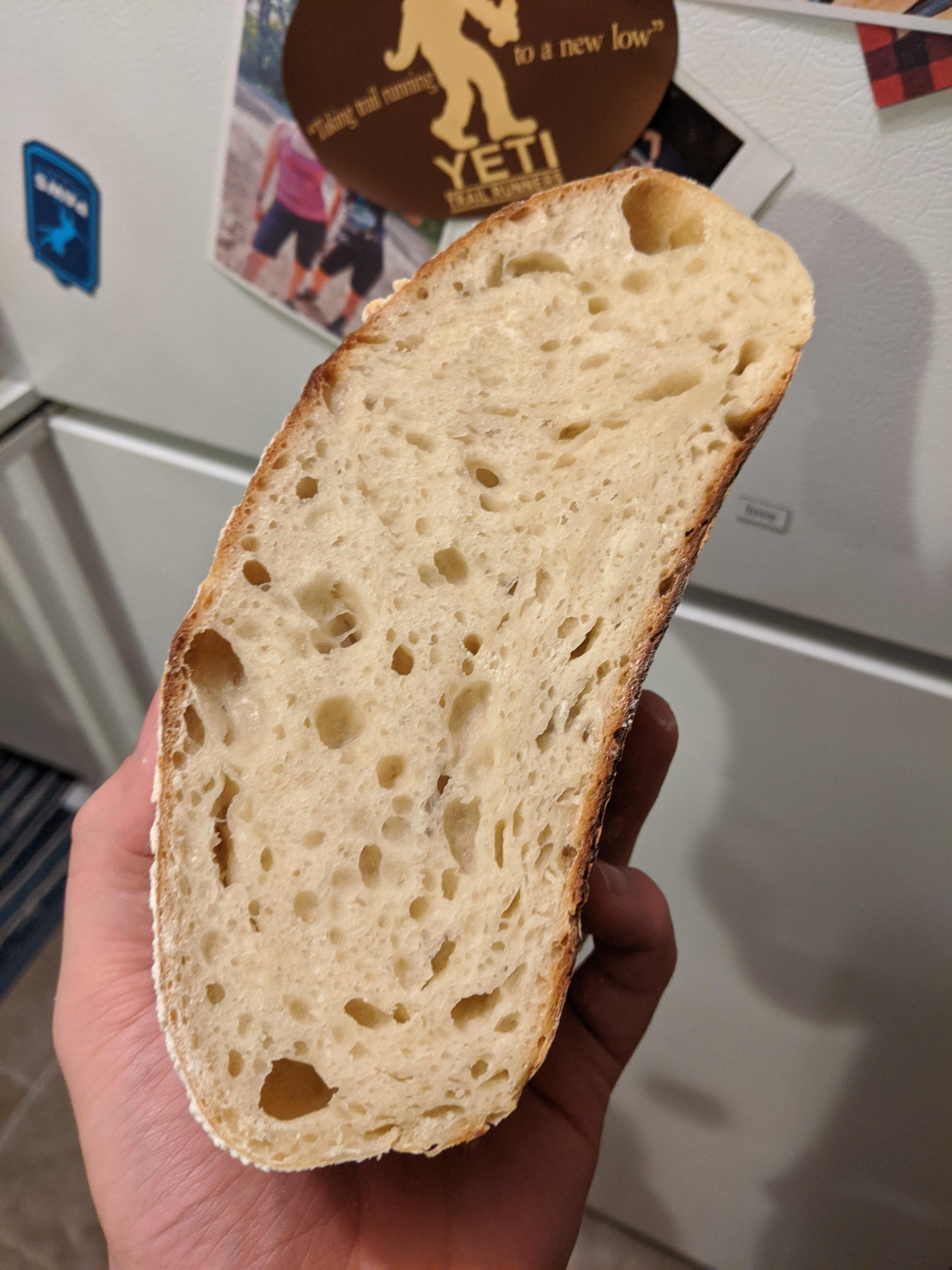 After having dense crumb for way too long I finally got a good loaf ...