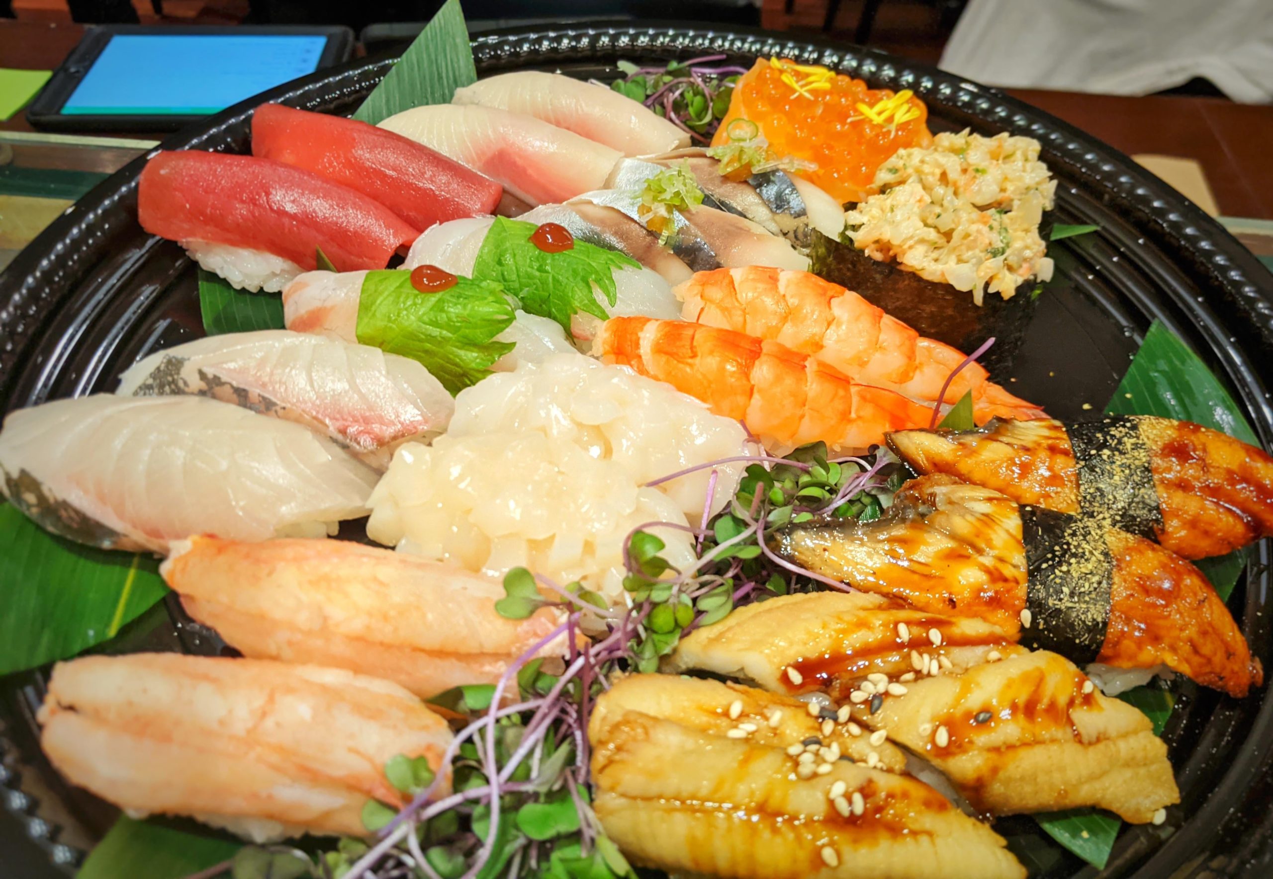 Nigiri platter. OmakaseNigirist - Dining and Cooking