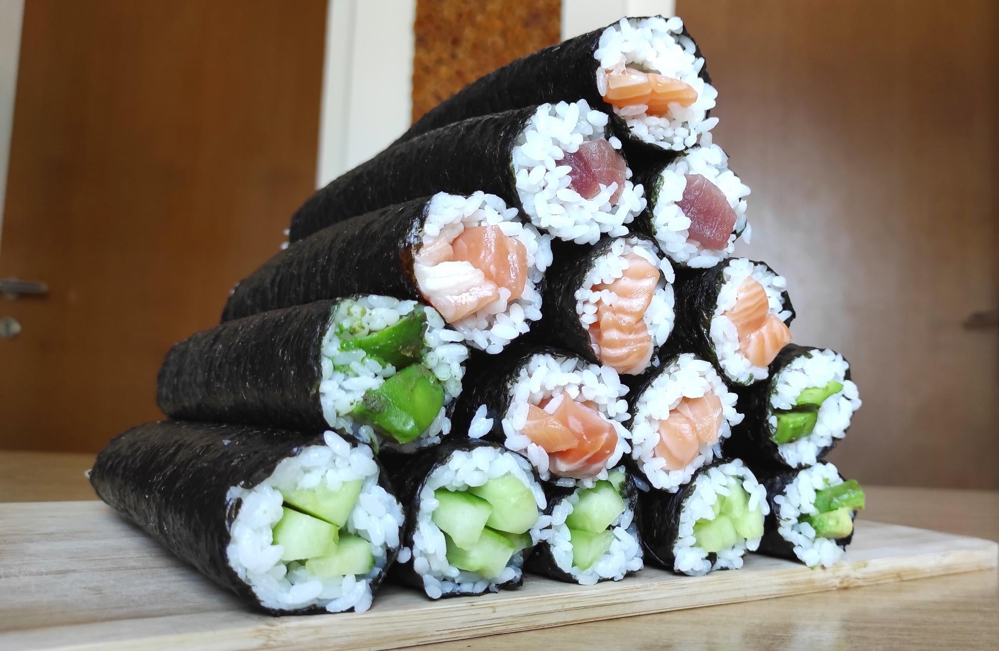 My homemade sushi pyramid - Dining and Cooking