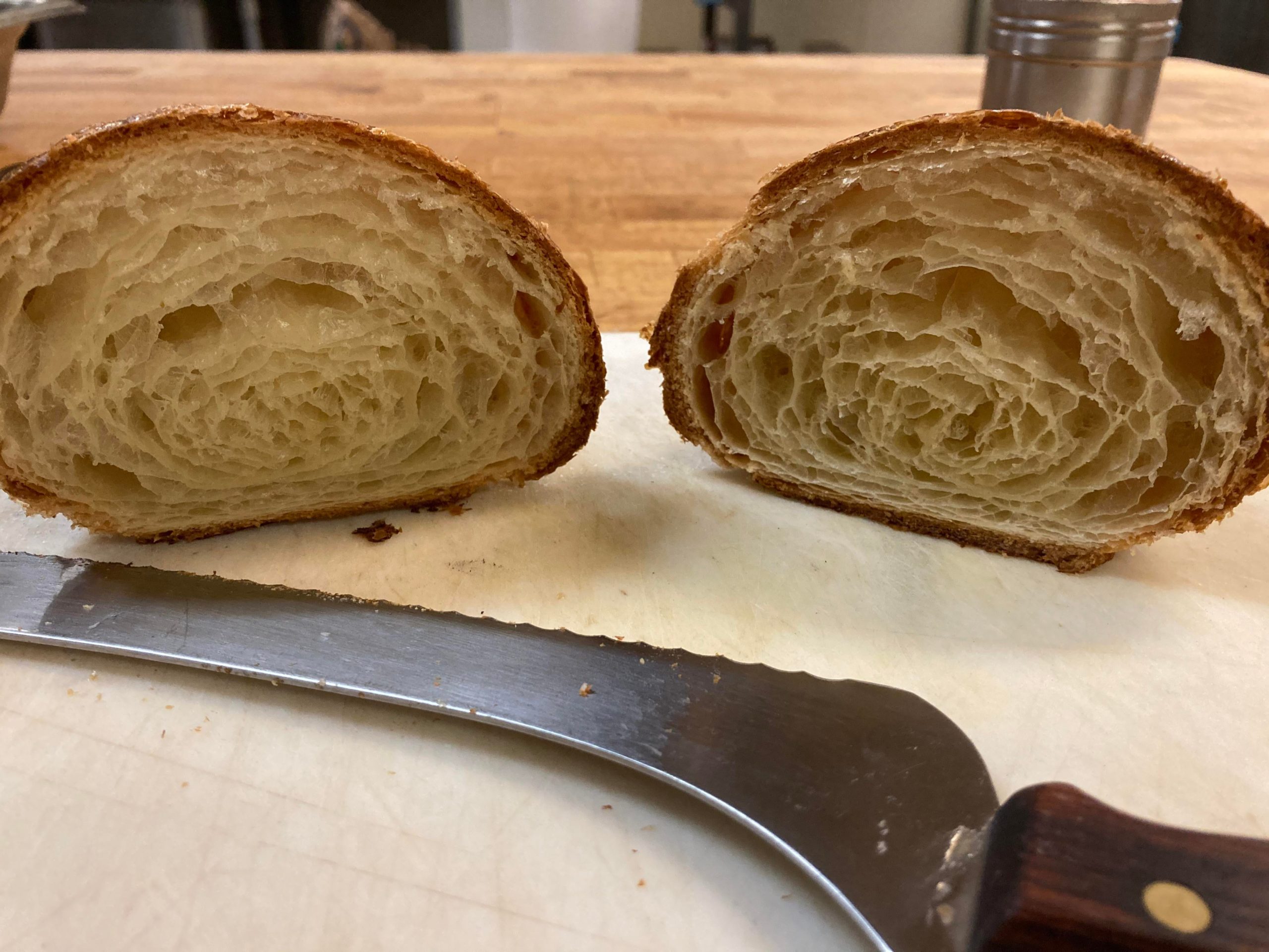 Cross-section of my holiday croissants! - Dining and Cooking