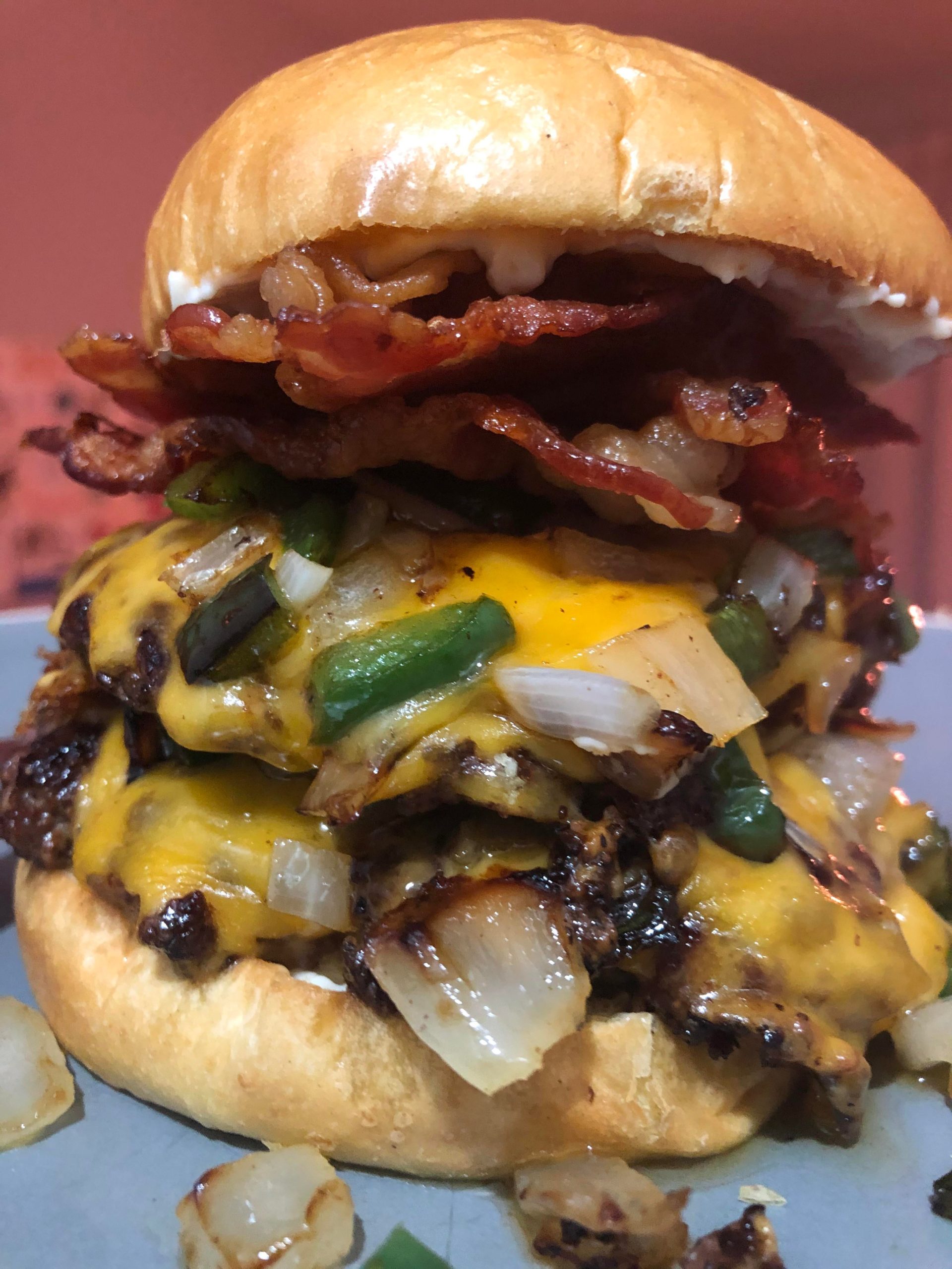 Shake Shack Imitation Burger [OC] - Dining and Cooking