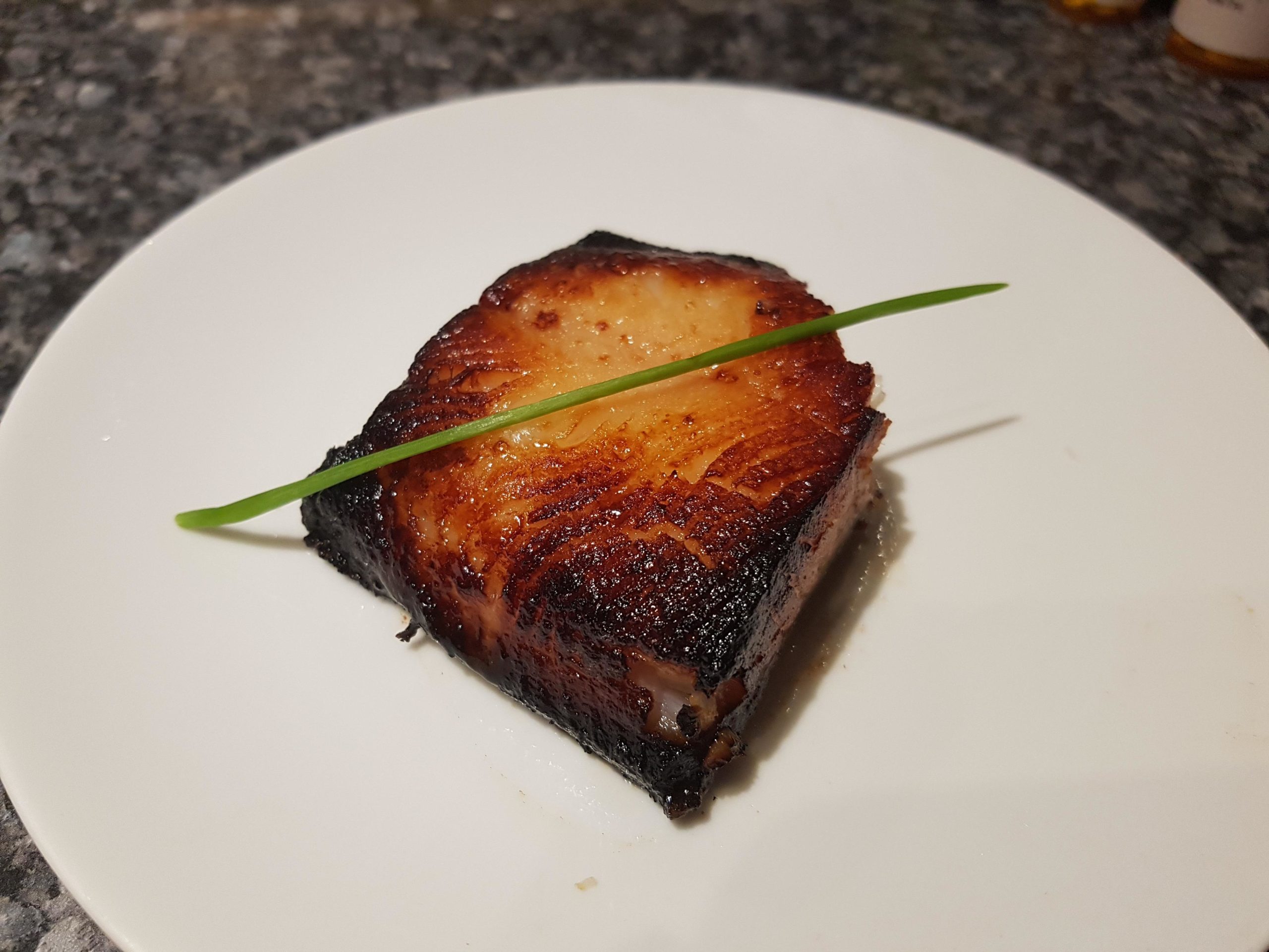 Nobu style miso black cod...minus a bite - Dining and Cooking