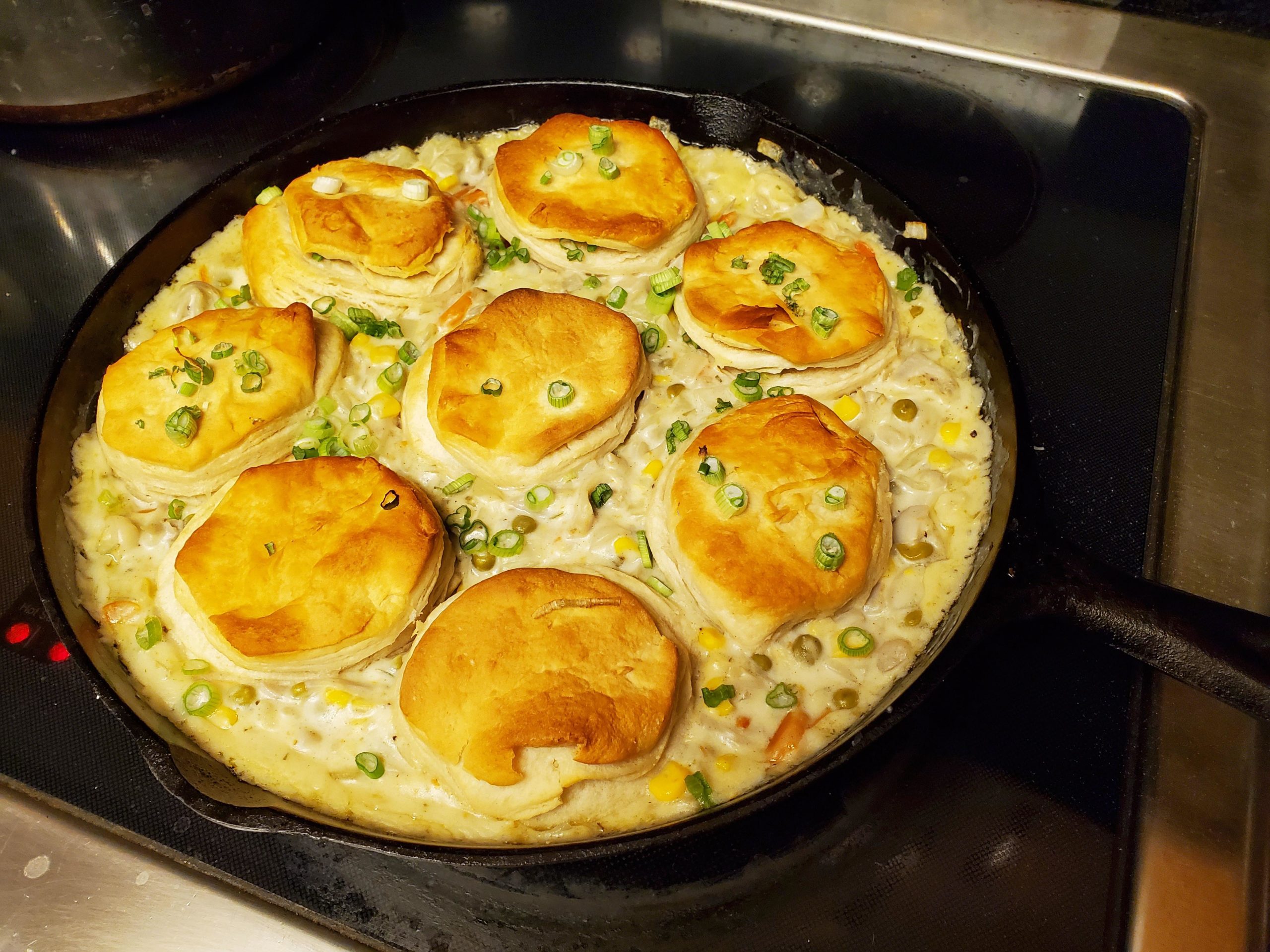 Jackfruit "chicken" pot pie - Dining and Cooking