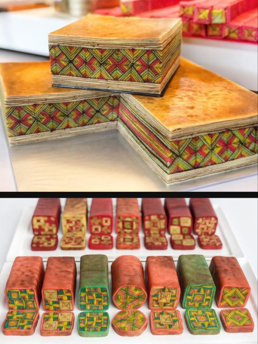 Traditional layered cakes of Sarawak Malaysia - Dining and Cooking
