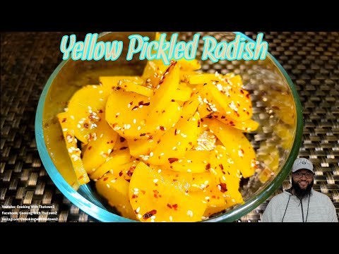 Yellow Pickled Radish - Dining and Cooking