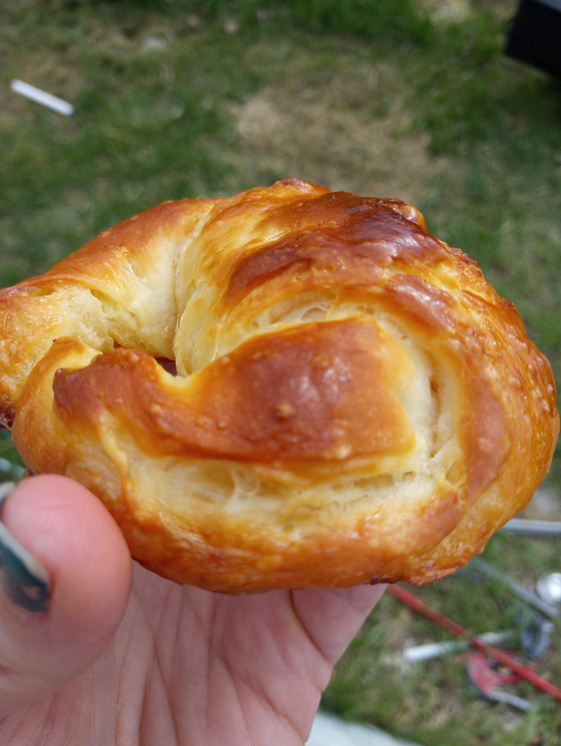 First time making croissants. Not great! 😂 - Dining and Cooking