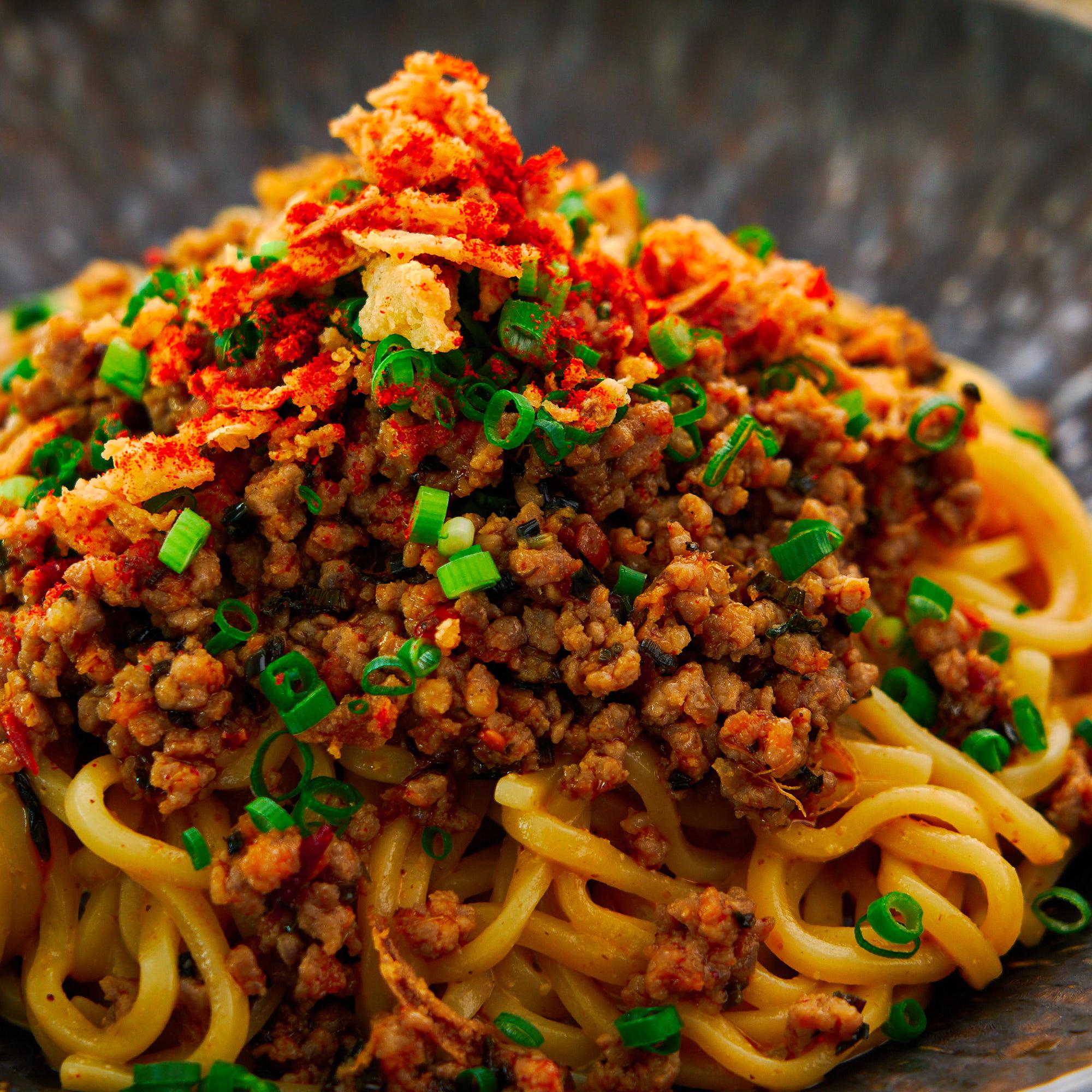 Soupless Spicy Ramen (Tsuyunashi Tantanmen) - Dining and Cooking