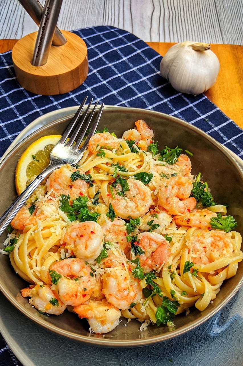 Butter Shrimp Pasta Dining And Cooking