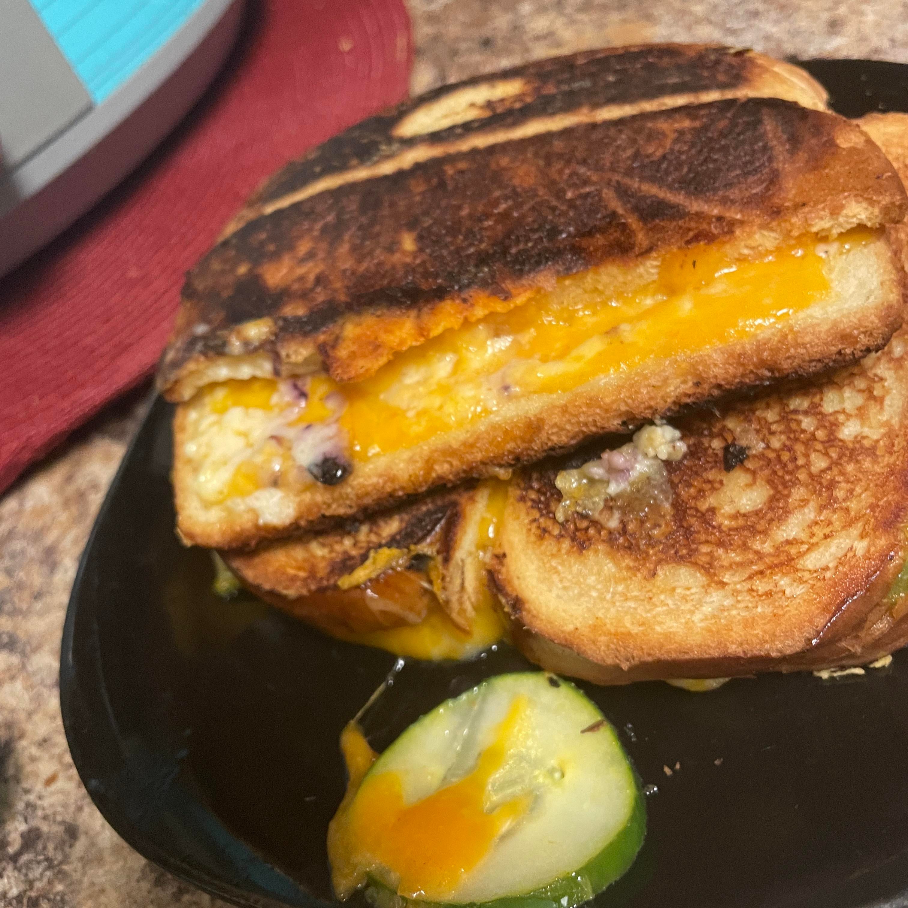 Cucumber, Wensleydale Blueberry cheese, Espresso BellaVitano cheese ...