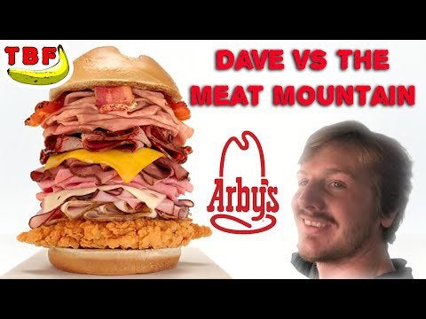 Meat Mountain at Arbys - Dining and Cooking