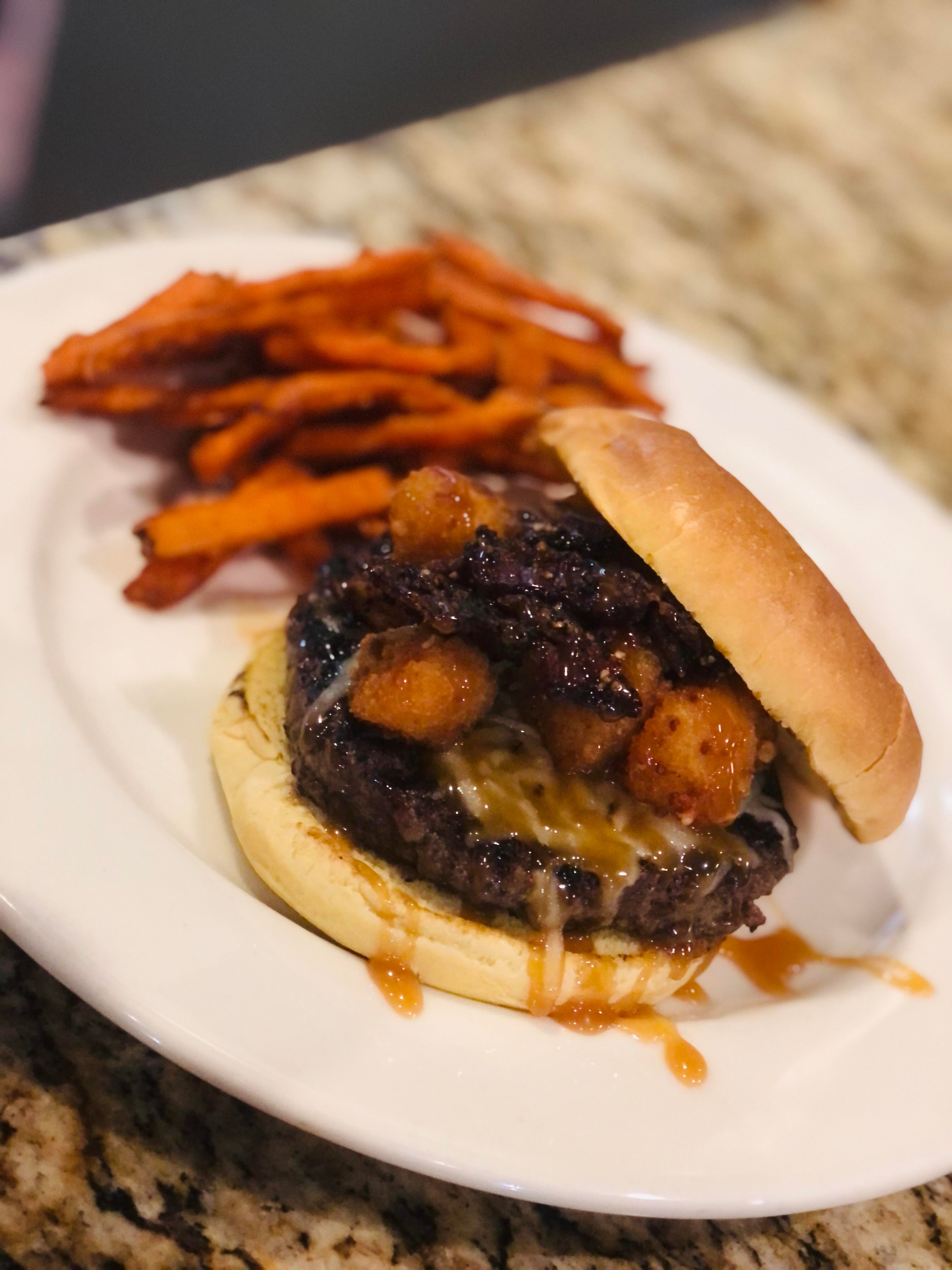 Caramel Burger special at the Interurban in Oklahoma - manager special ...